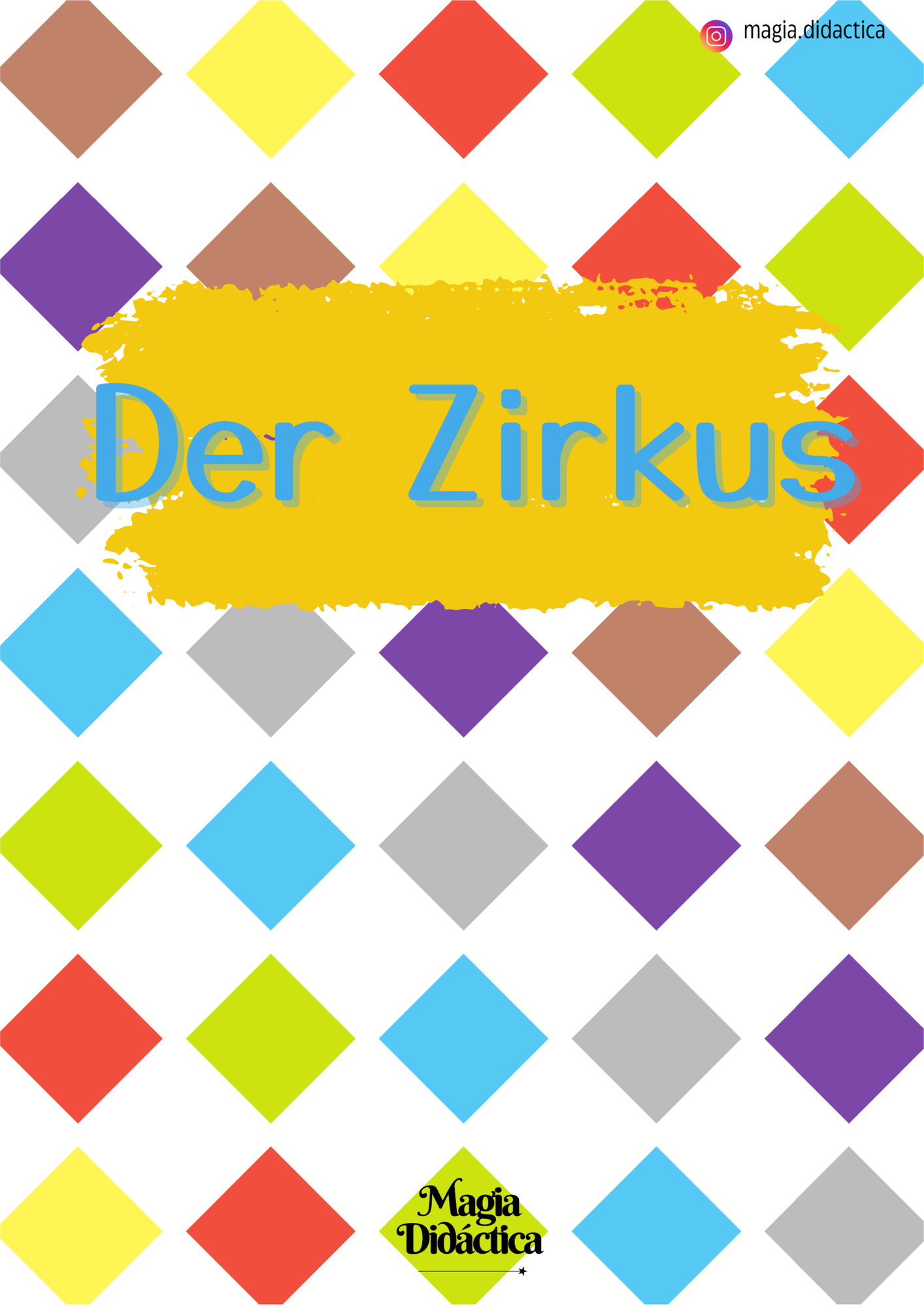 Banderín Zirkus - By Magia Didáctica - material de la siguiente ...