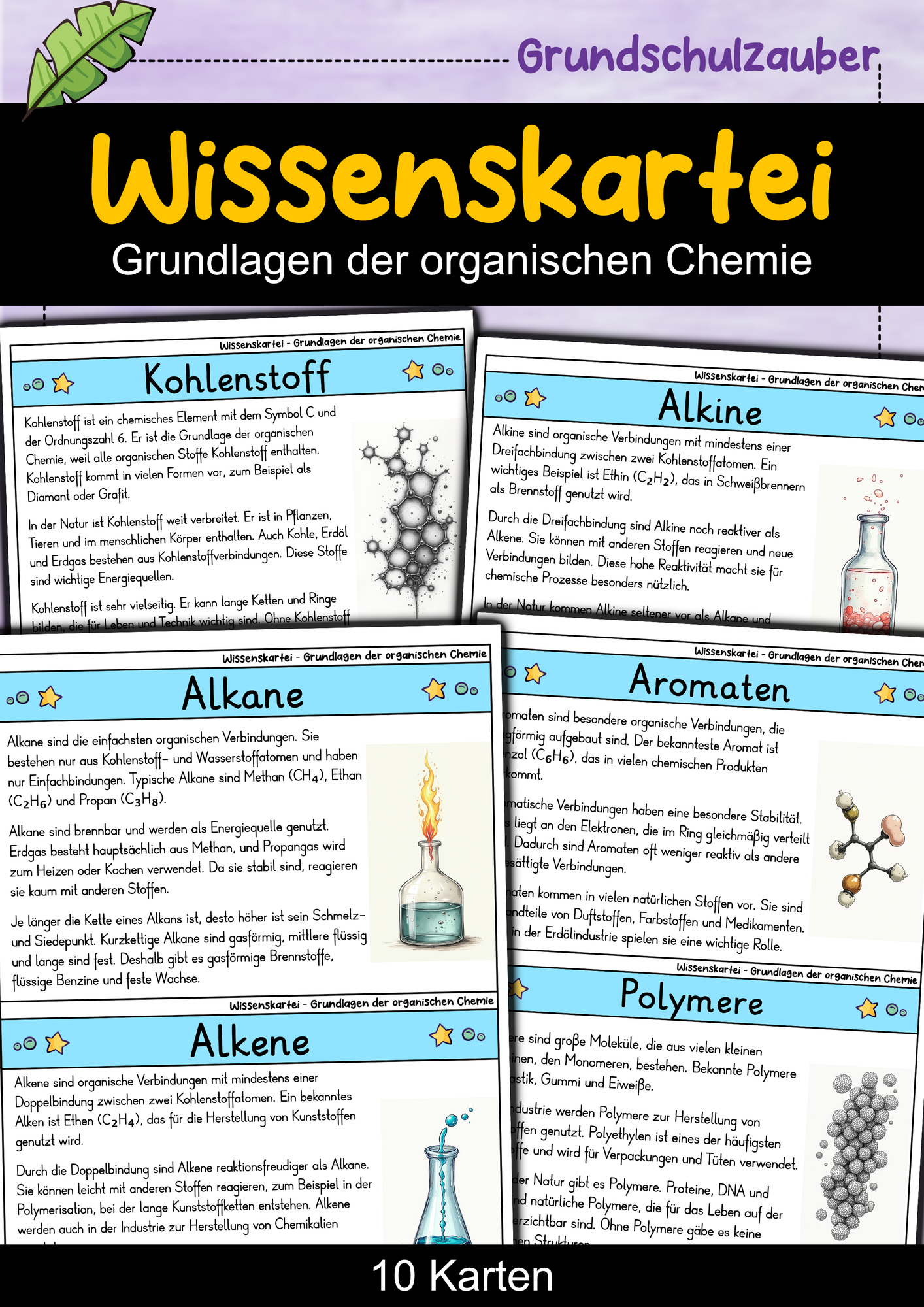 Wissenskartei - Grundlagen der organischen Chemie – Unterrichtsmaterial ...