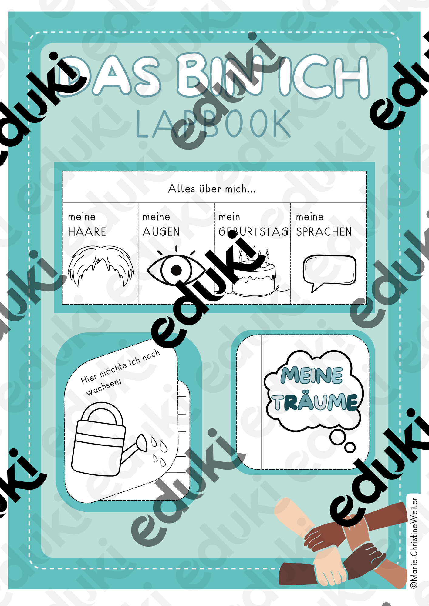 Das bin ich LAPBOOK – Unterrichtsmaterial in den Fächern Deutsch ...