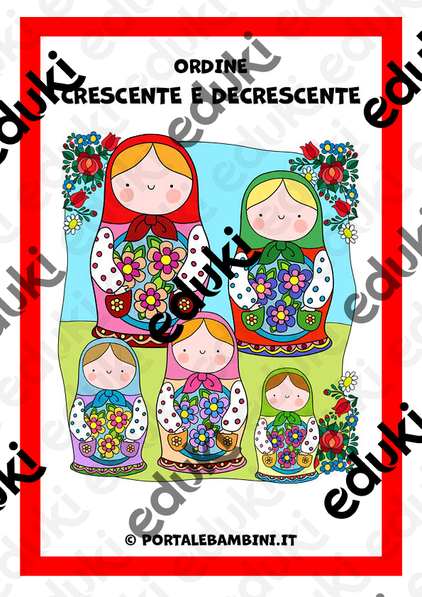 Ordine crescente e decrescente - Materiale didattico per la materia ...