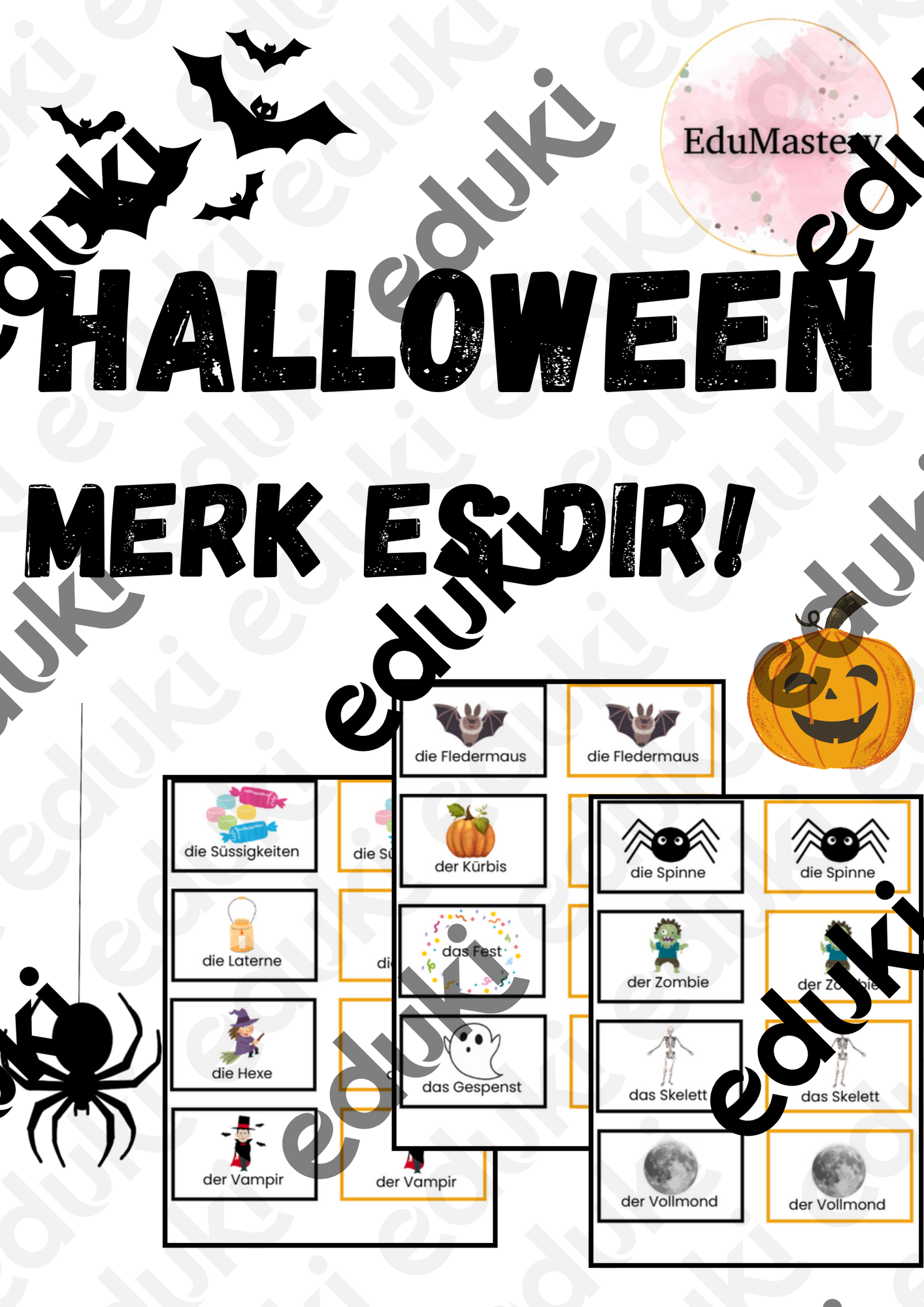 Halloween Merk es dir! – Unterrichtsmaterial in den Fächern DaZ/DaF ...