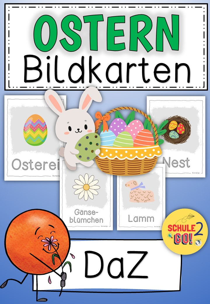 OSTERN / Bildkarten / Wortschatz (DaZ) – Unterrichtsmaterial in den ...