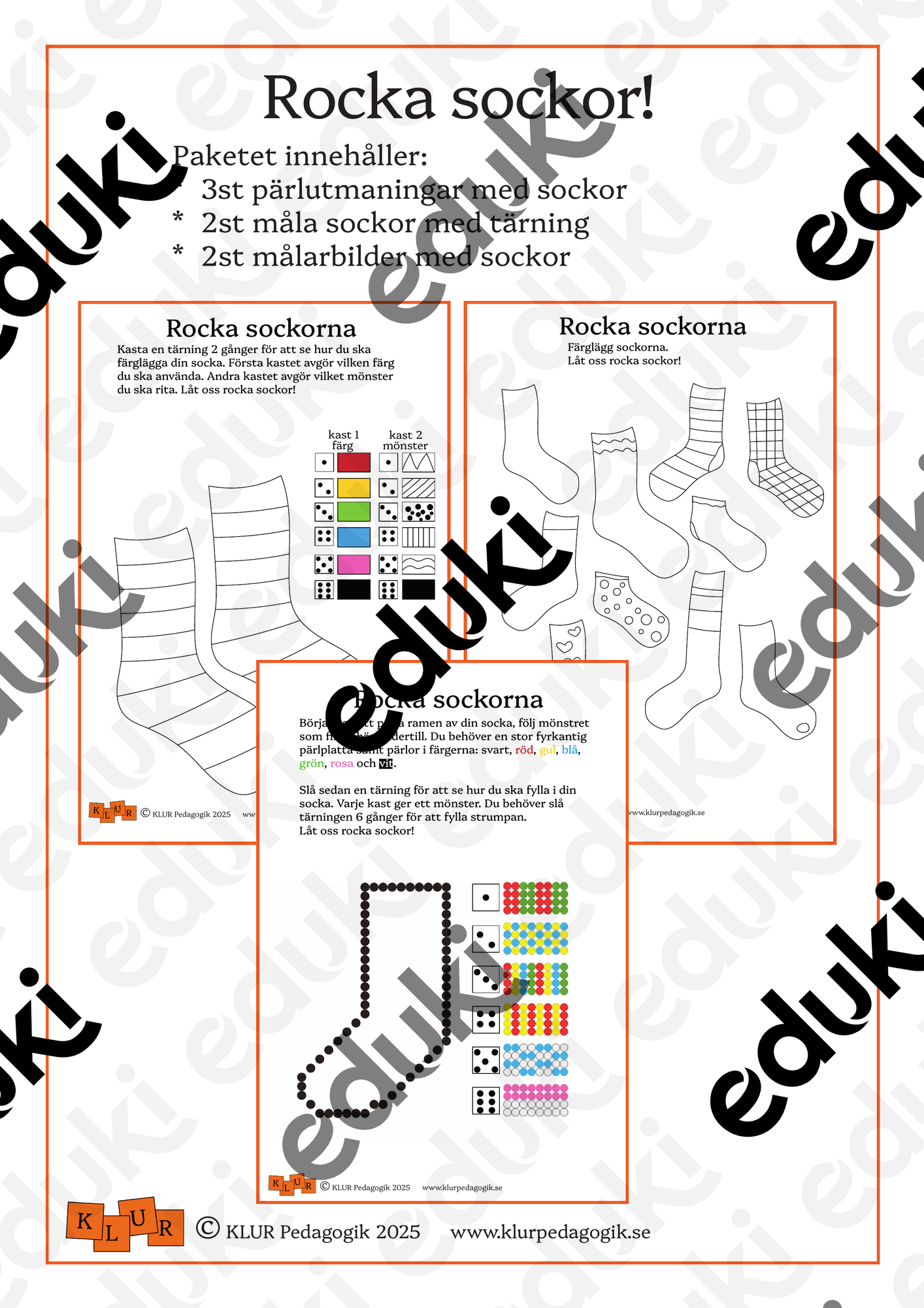 Rocka Sockor! – material i ämnena Bild & Värdegrund