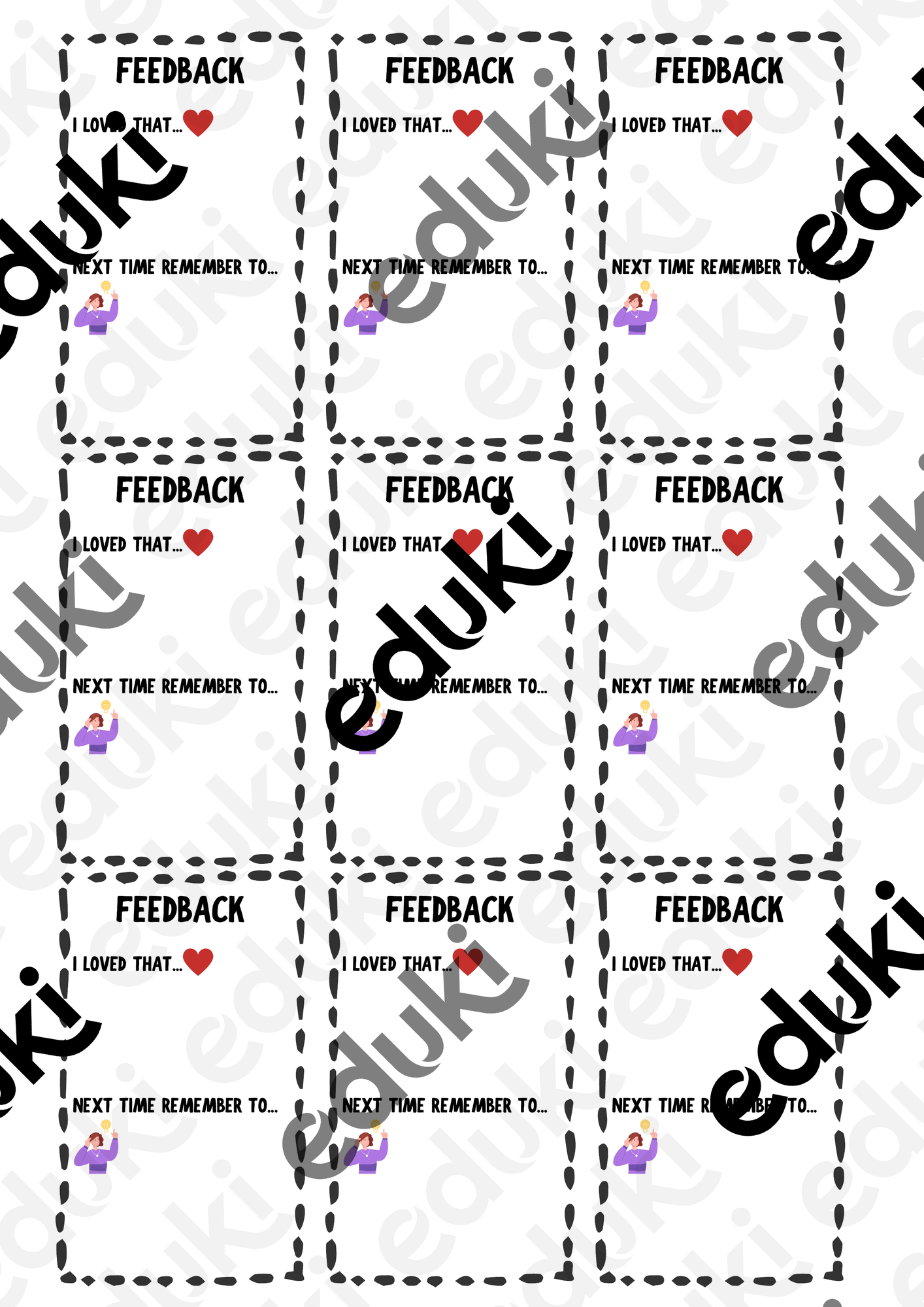 FEEDBACK POST-IT - material de la siguiente asignatura Inglés / English