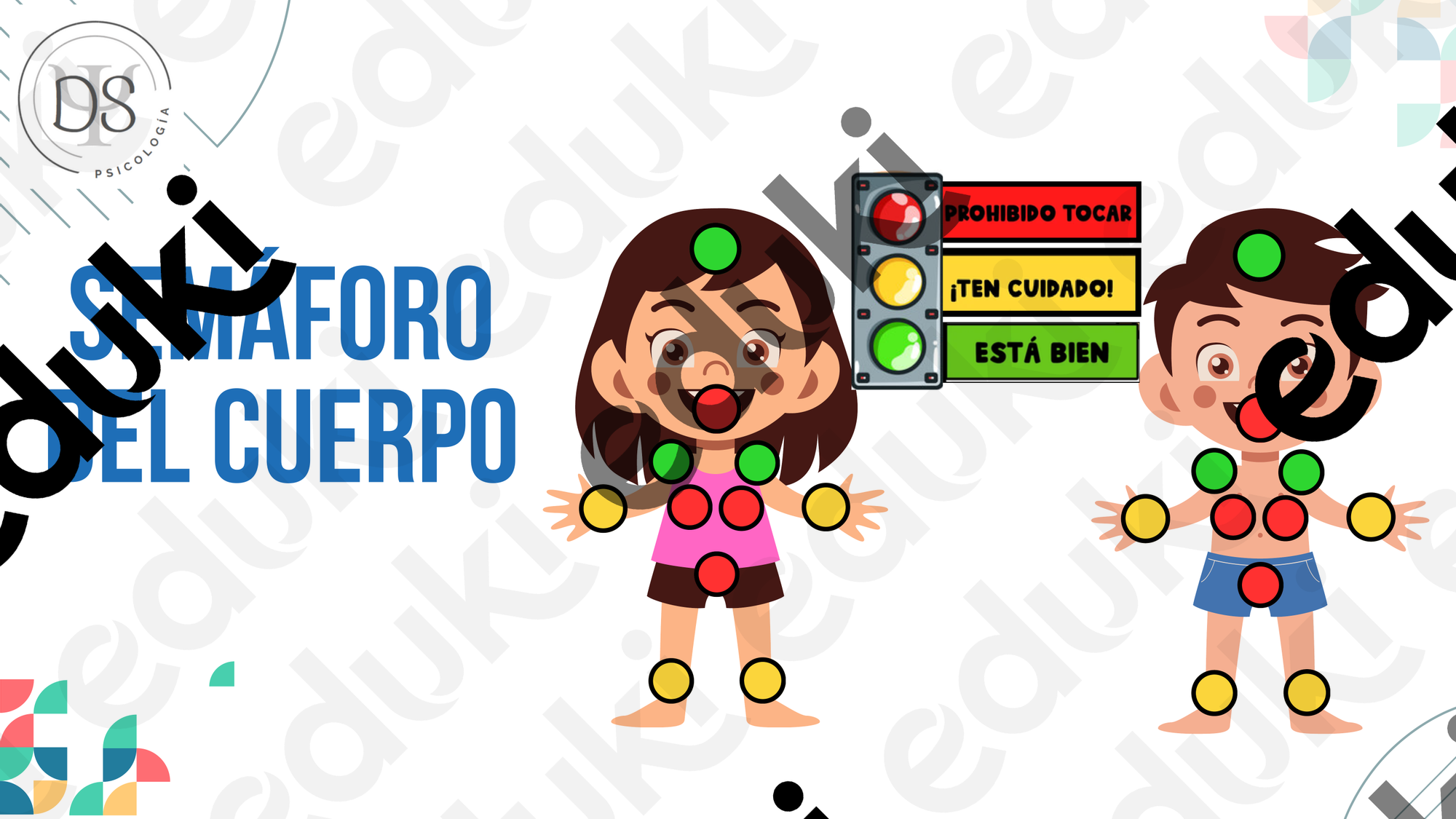 SEMÁFORO CORPORAL CUIDADO DEL CUERPO - P - material de la siguiente asignatura Psicología