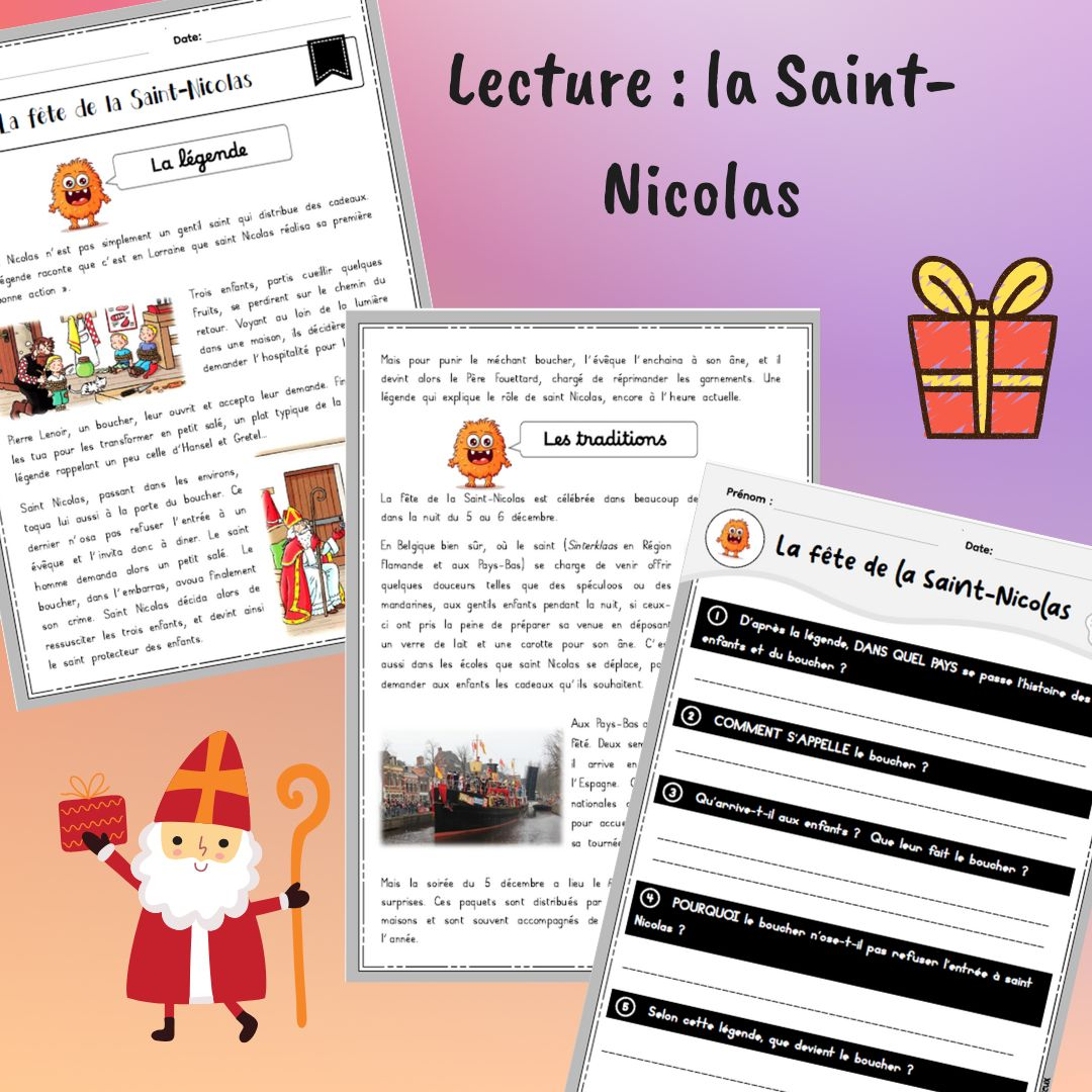 Lecture sur les origines et la légende de saint Nicolas - Ressource ...