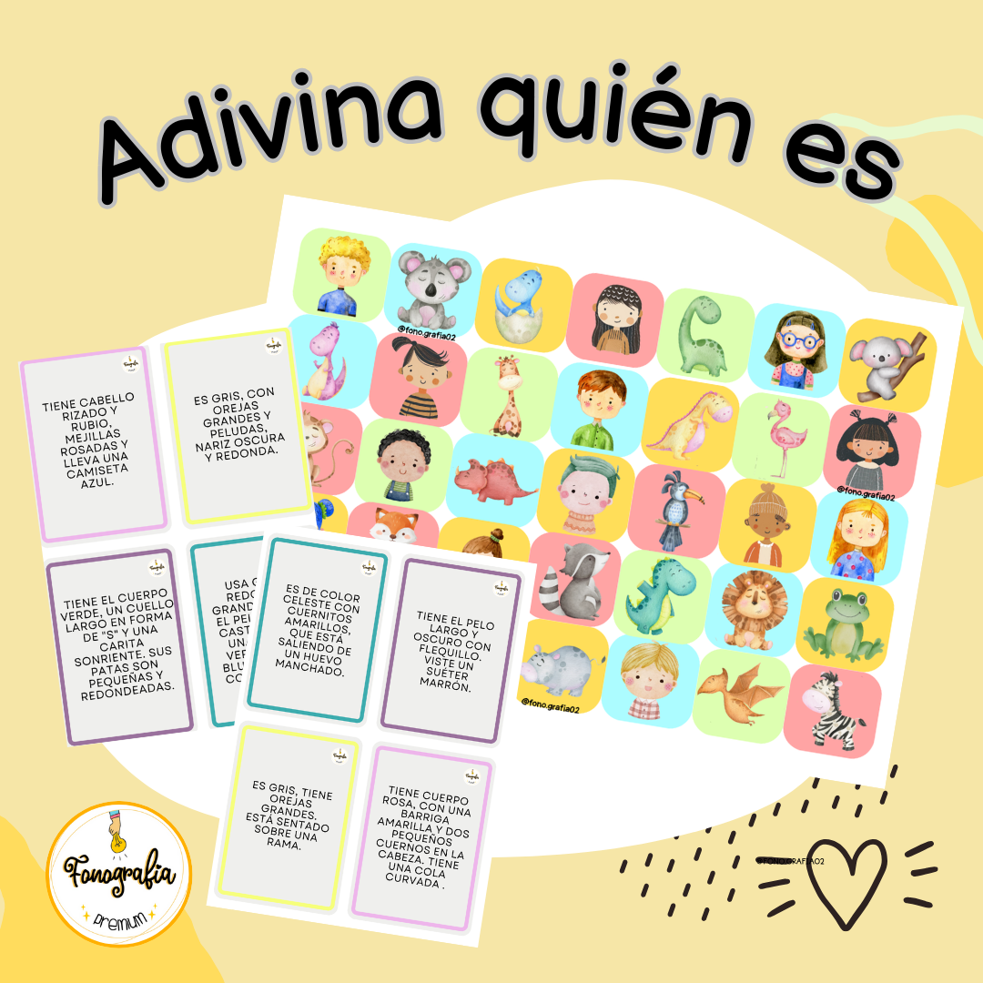 Adivina quién es - material didáctico de las asignaturas Lengua y ...