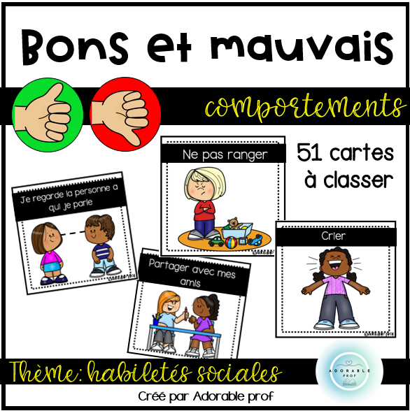 Pictogrammes- Bons ou mauvais comportements - Ressource pédagogique ...