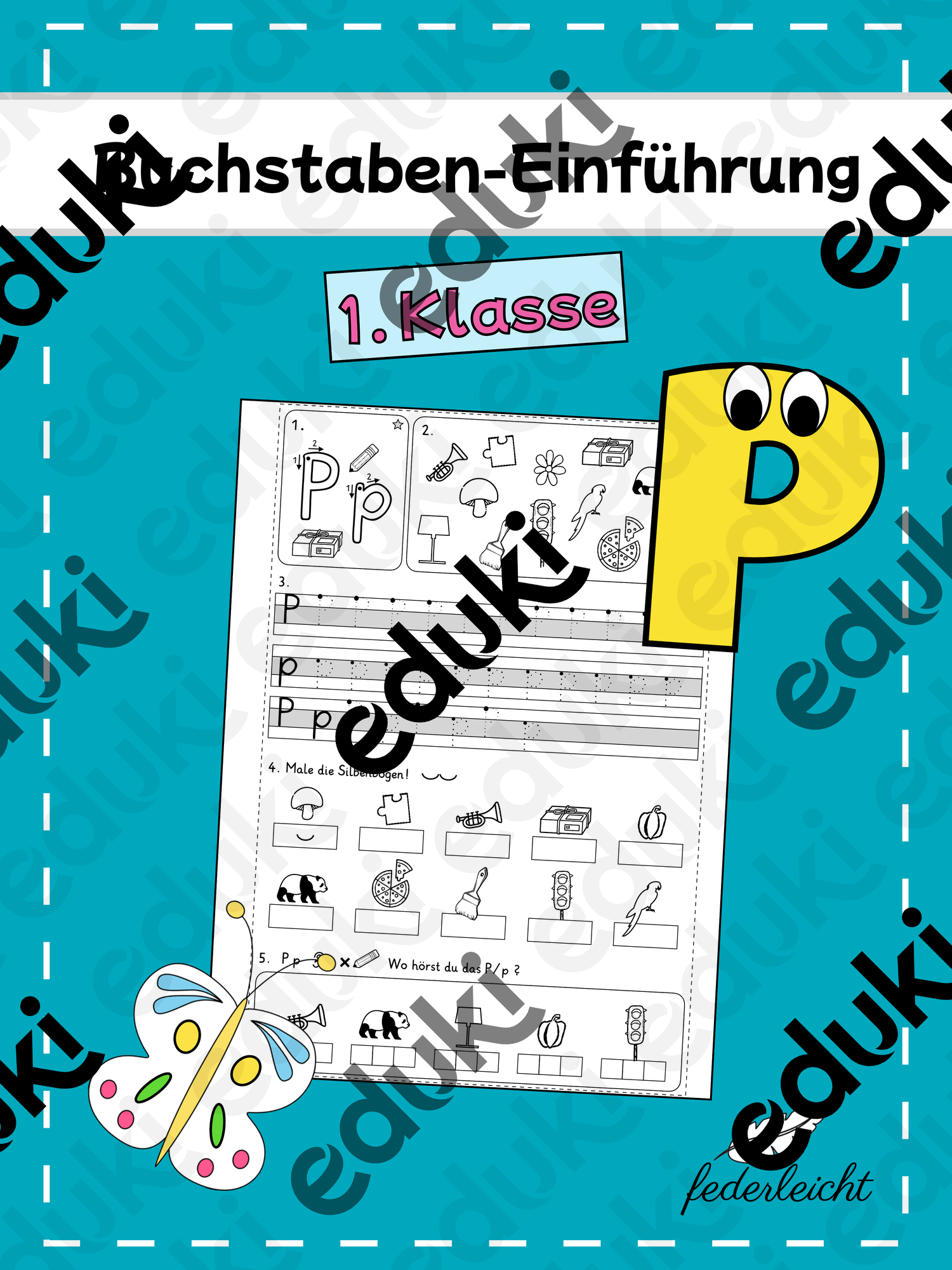 Buchstaben-Einführung P – Unterrichtsmaterial im Fach Deutsch