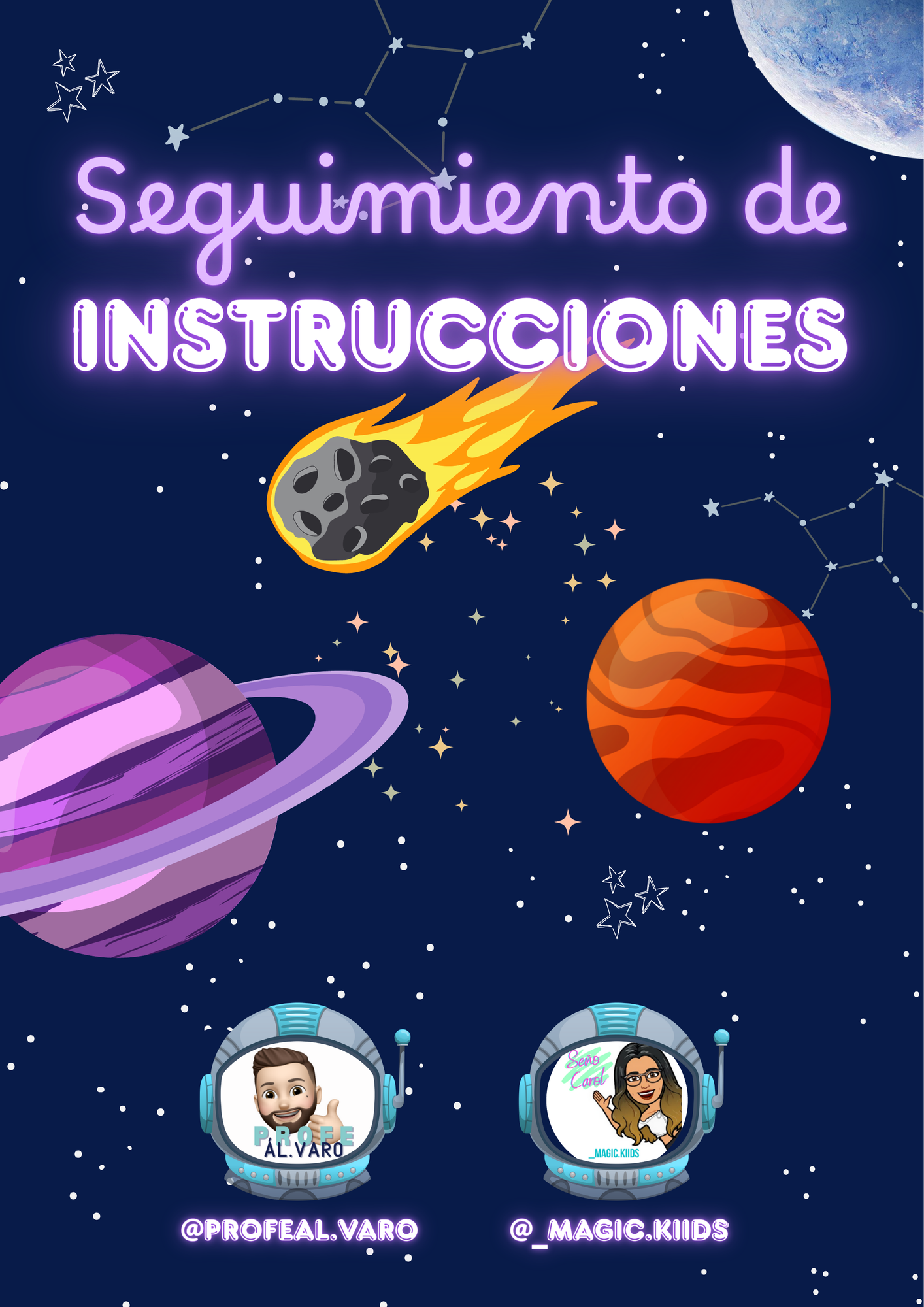 Seguimiento de instrucciones Infantil y Primaria - material didáctico ...