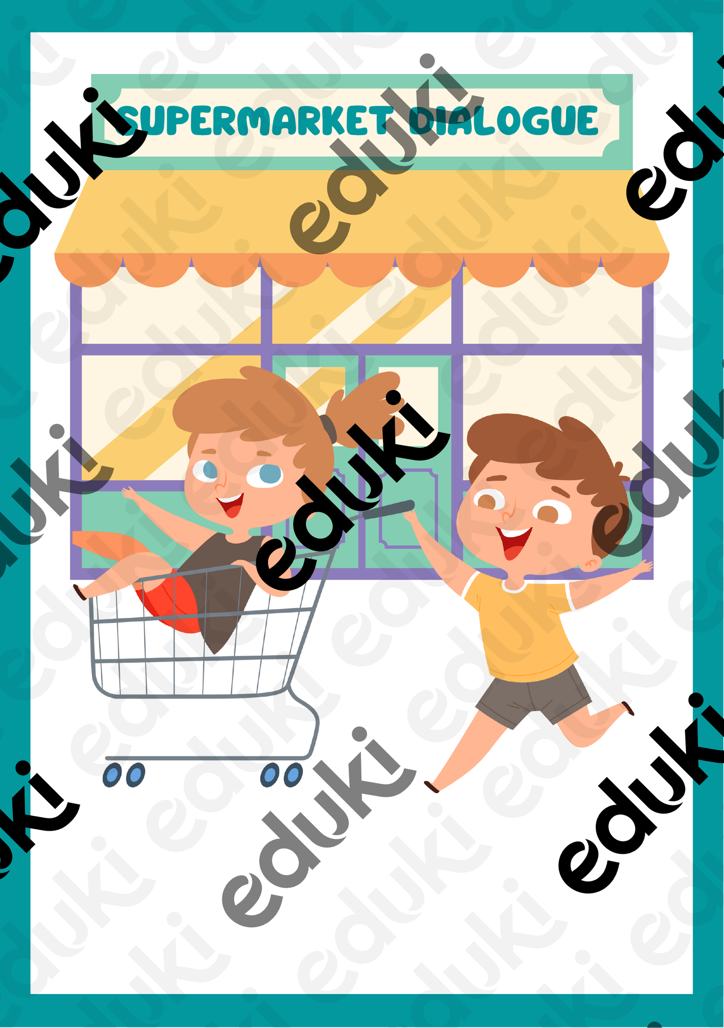 Supermarket Dialogue: Vocabulary, Role Play – Unterrichtsmaterial im ...