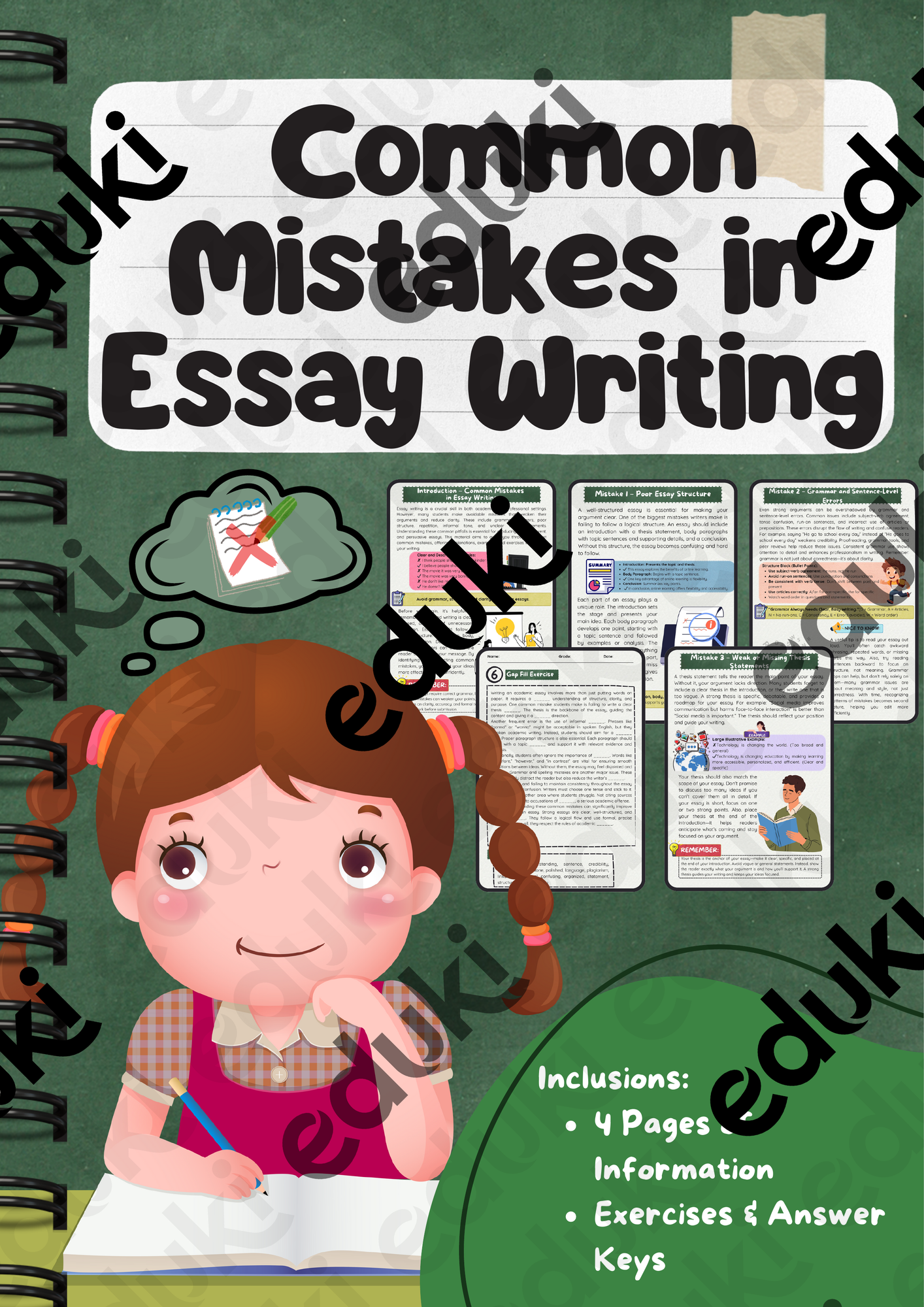 Essay Writing: Common Mistakes and Tips – Unterrichtsmaterial im Fach ...