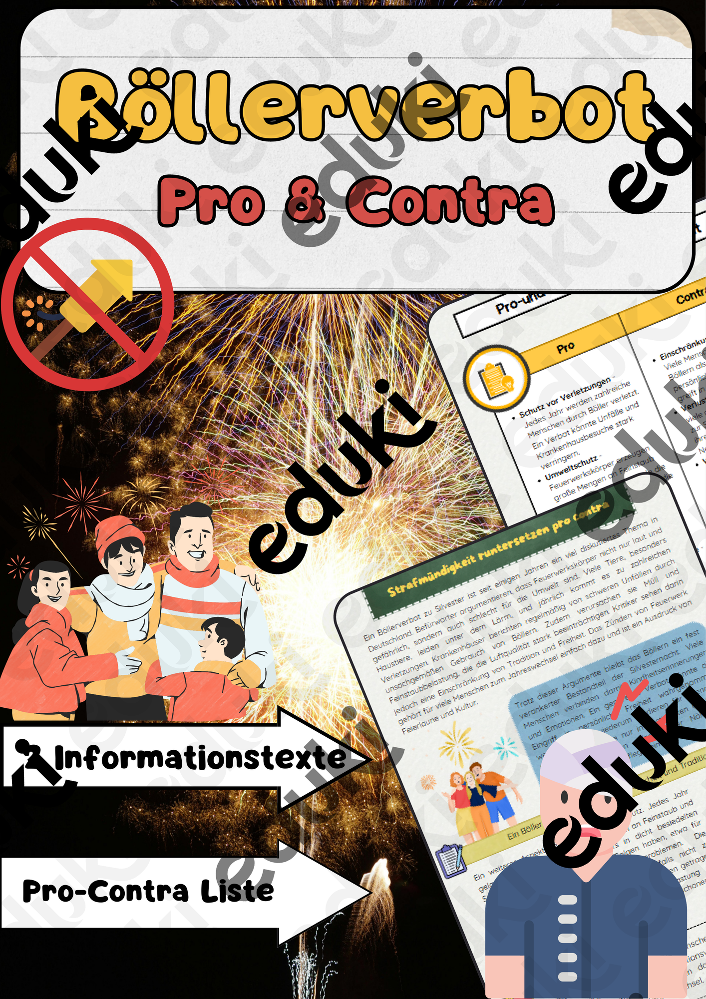 Böllerverbot - Pro & Contra Diskussion – Unterrichtsmaterial im Fach ...