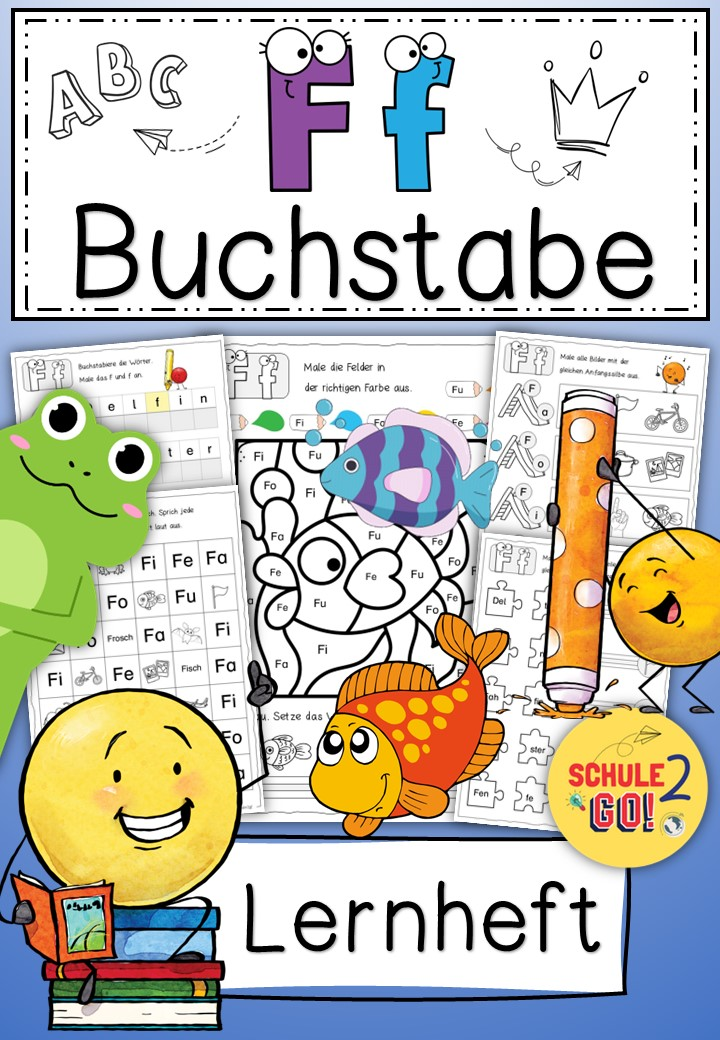 Buchstabe F f / Buchstabeneinführung – Unterrichtsmaterial im Fach Deutsch