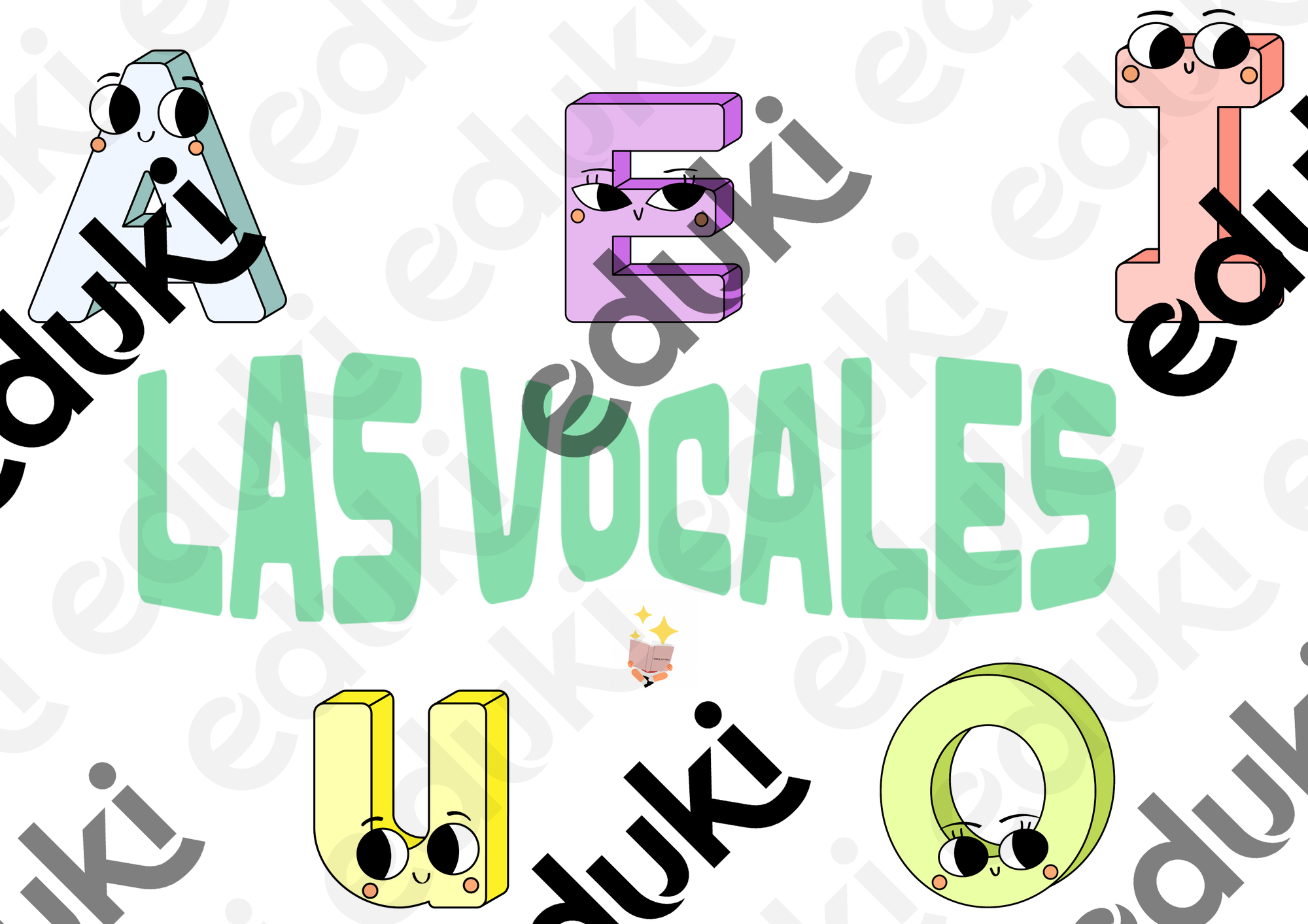 ¡TRABAJAMOS LAS VOCALES! - material de la siguiente asignatura Lengua y ...
