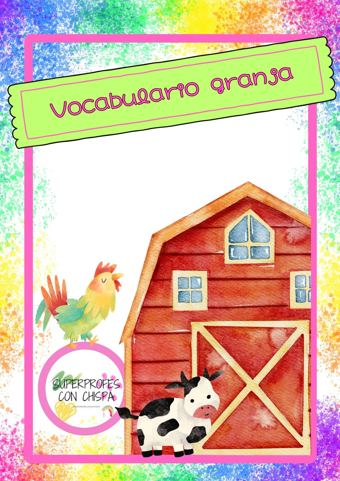 Tarjetas vocabulario La granja - material didáctico de las asignaturas ...