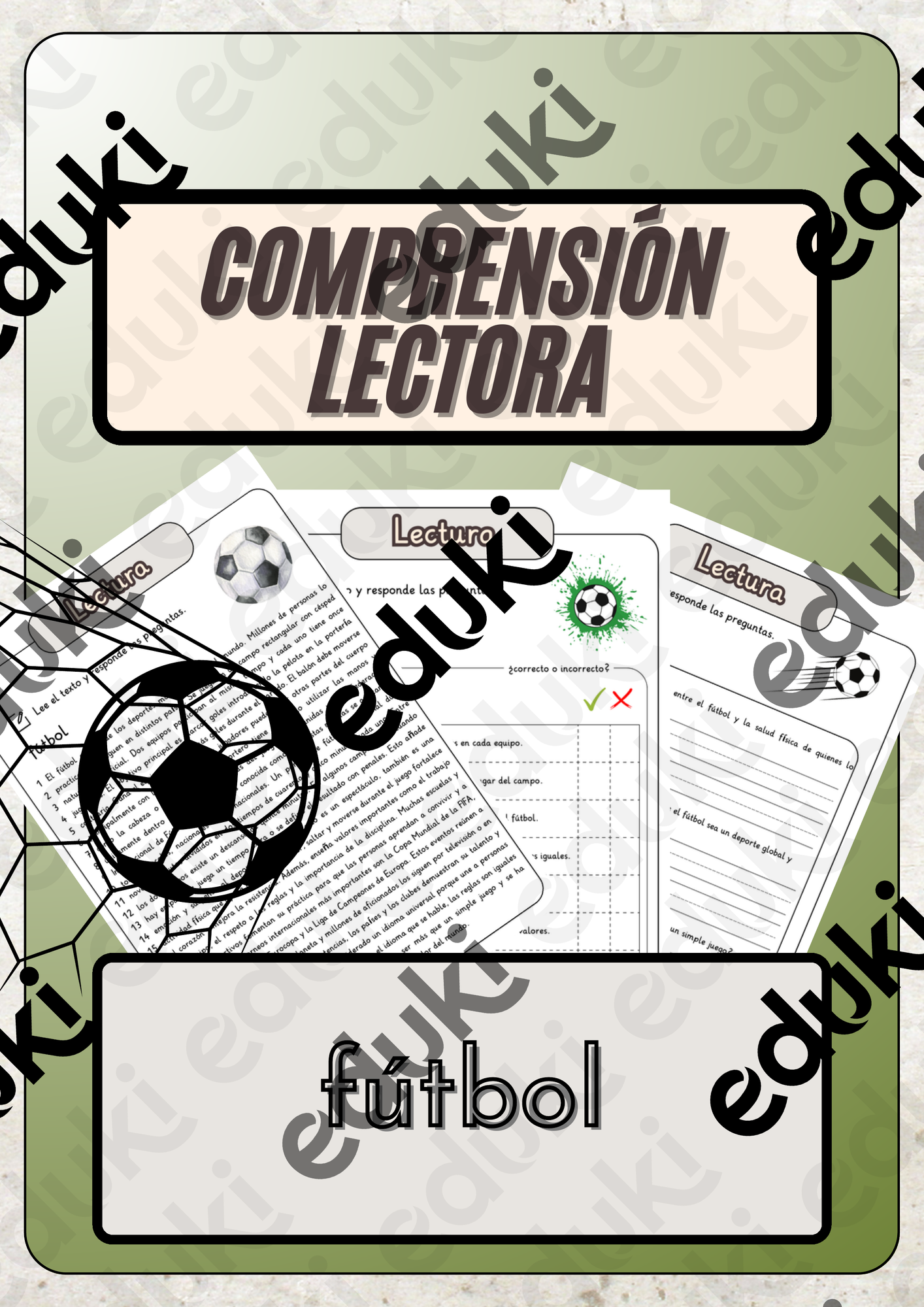 Comprensión lectora – fútbol + soluciones - material de la siguiente ...