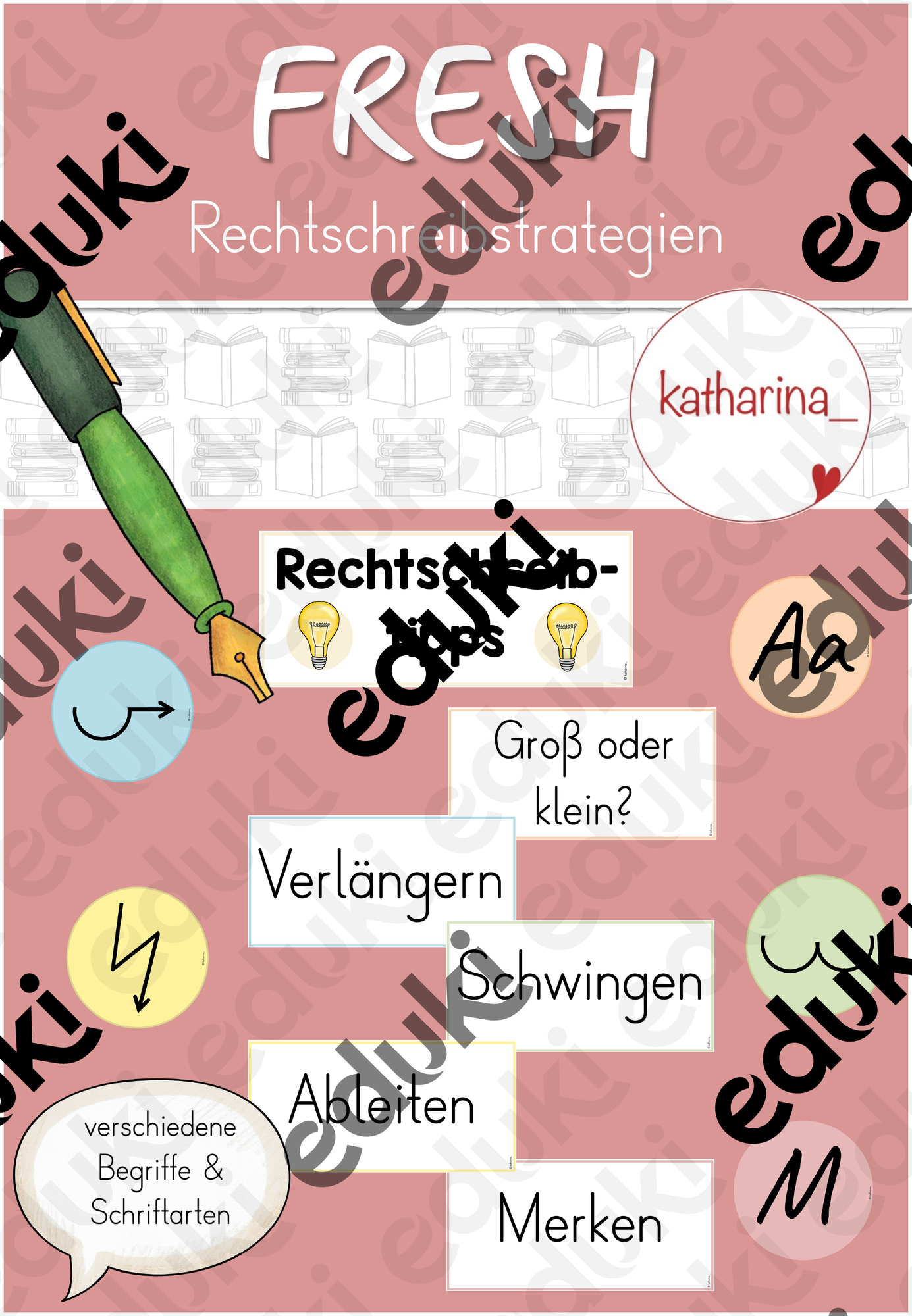 FRESH-Methode: Rechtschreibung – Unterrichtsmaterial im Fach Deutsch