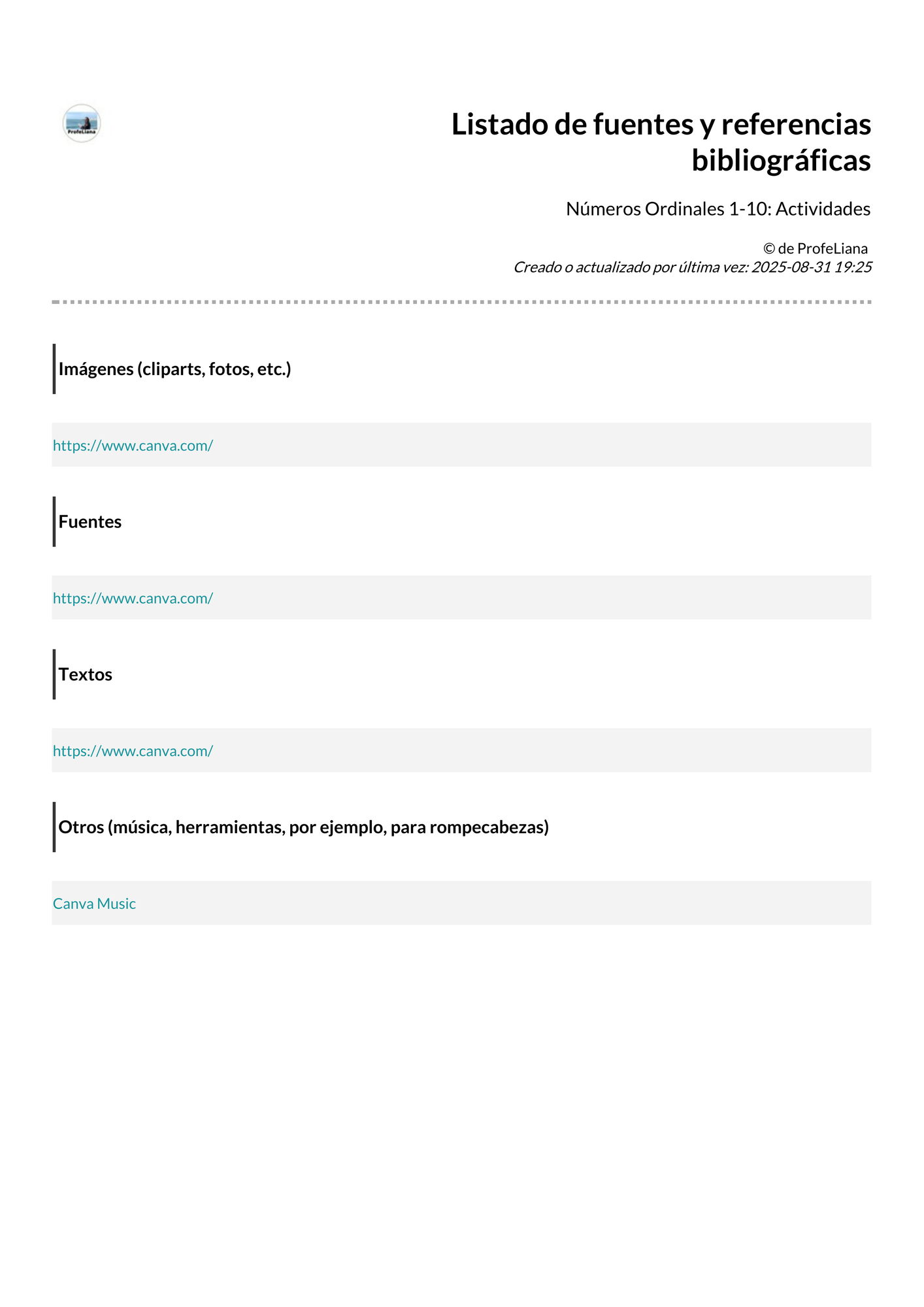 Números Ordinales 1-10: Actividades - material didáctico de las ...