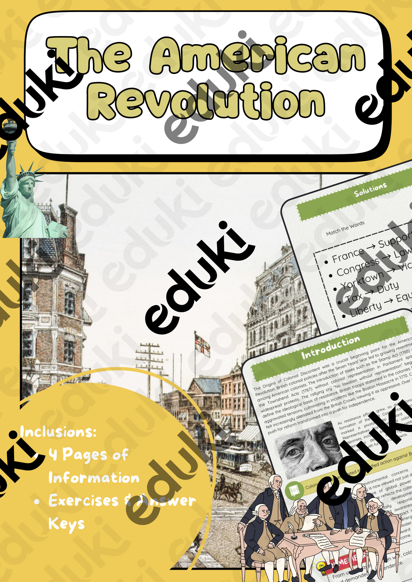 The American Revolution: Englischunterricht – Unterrichtsmaterial in ...
