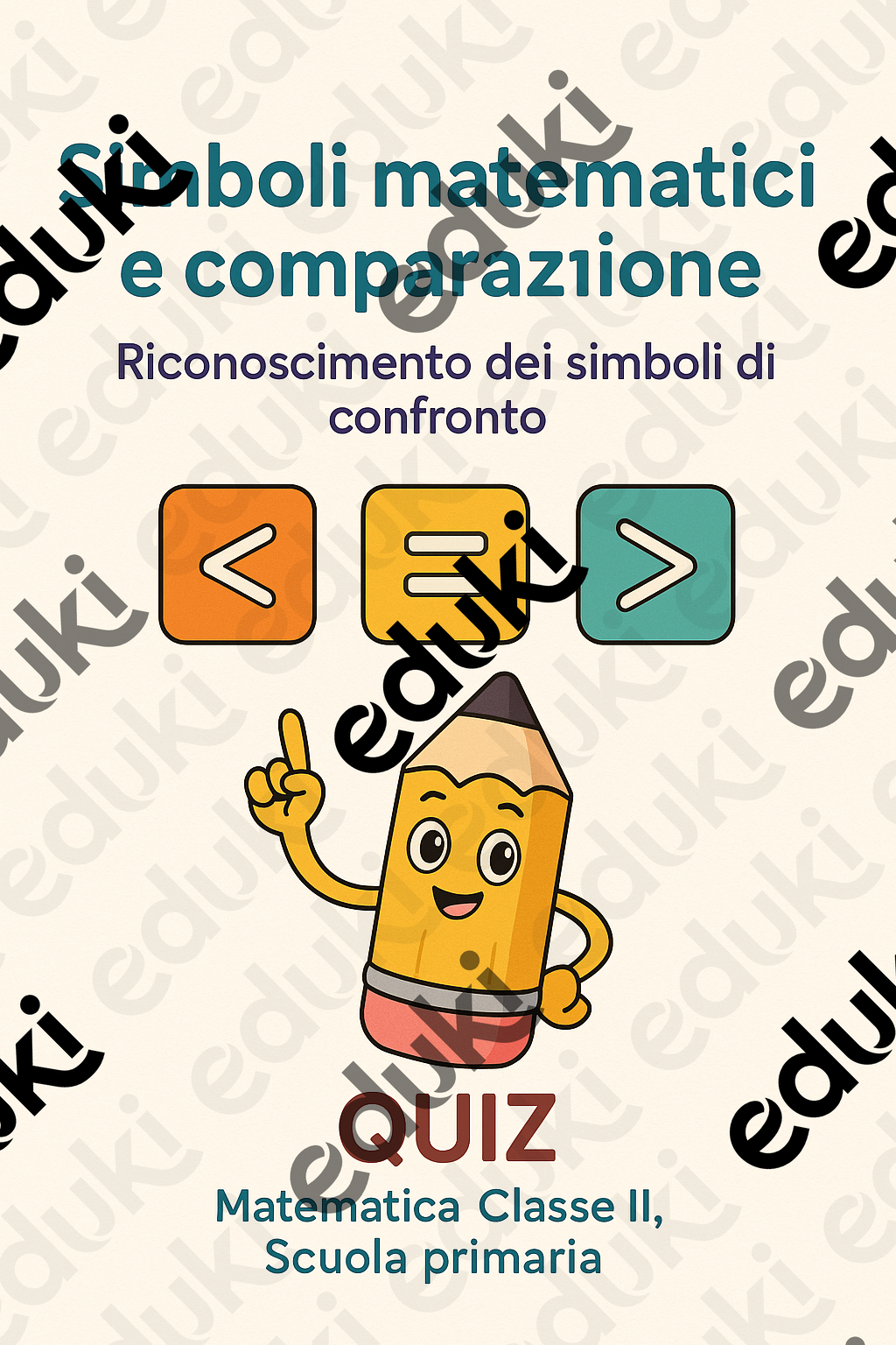 Riconoscimento dei simboli di confronto - Materiale didattico per la ...