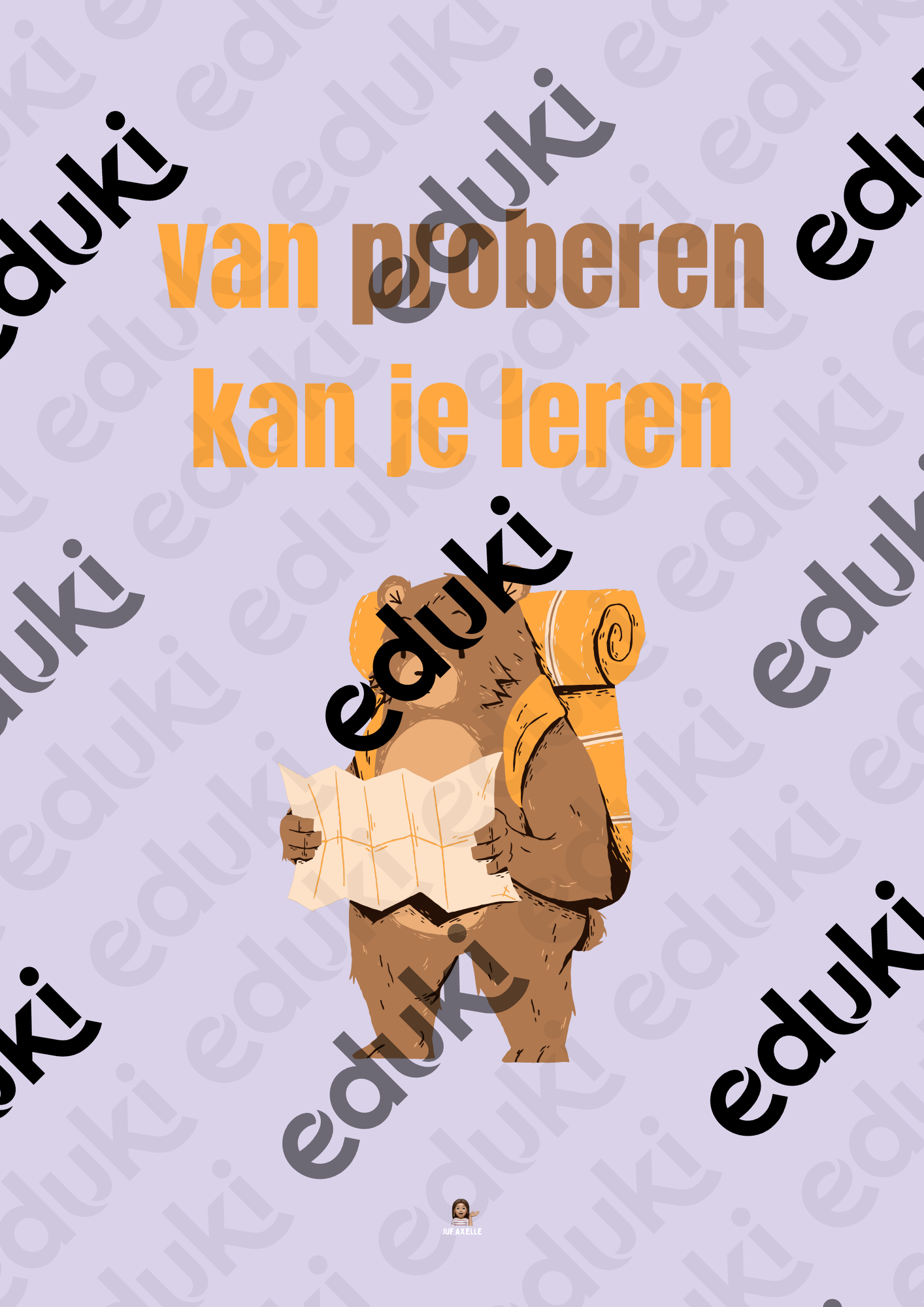 Poster: van proberen kan je leren - Lesmateriaal in het vak ...