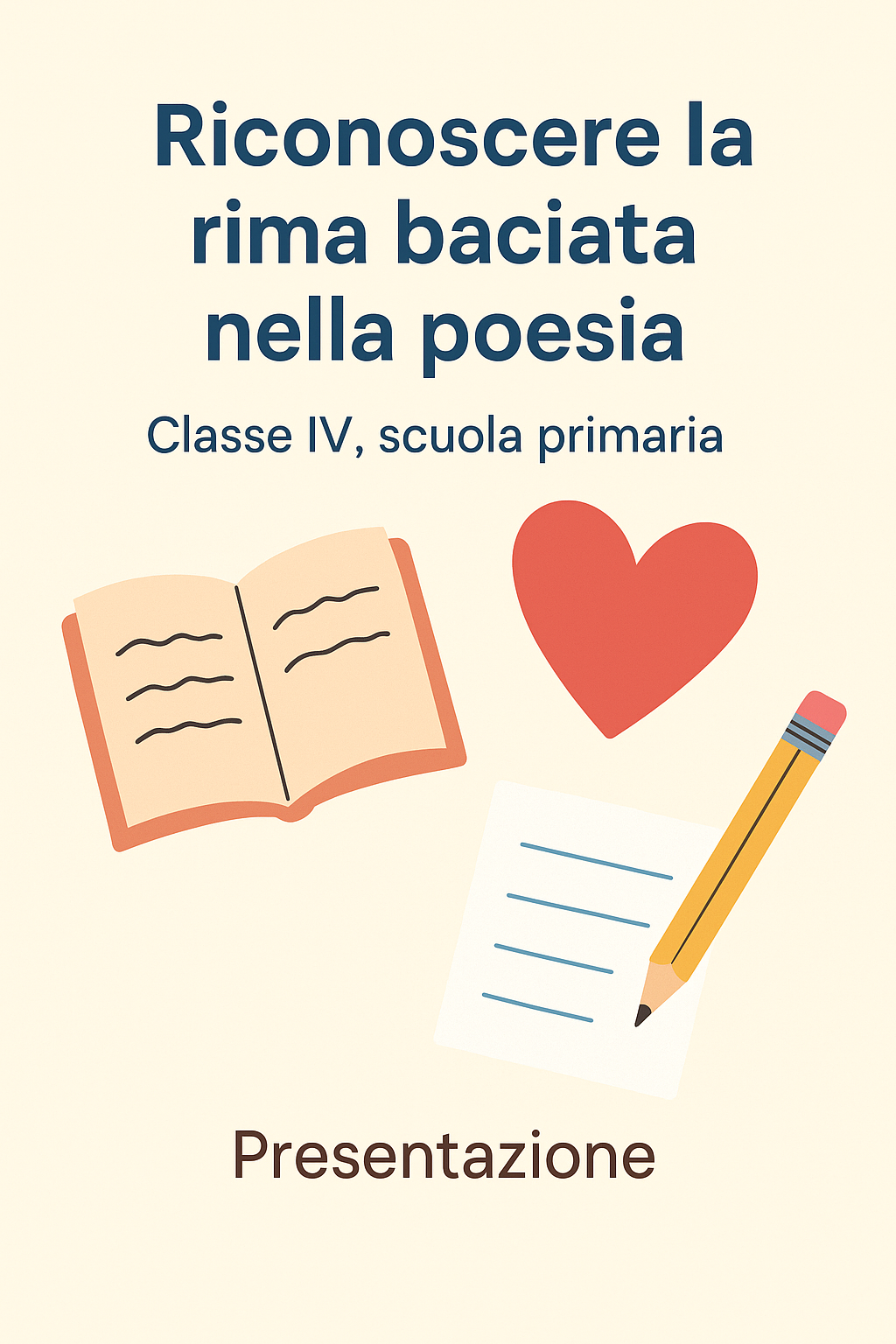 Riconoscere la rima baciata nella poesia - Materiale didattico per la ...