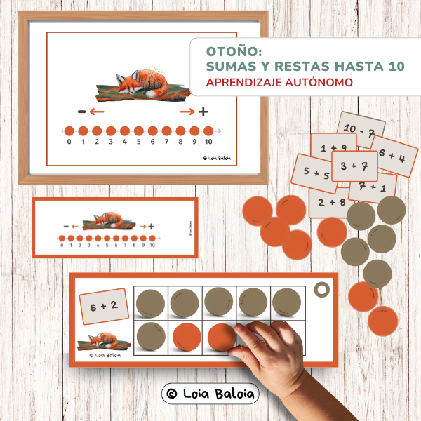 OTOÑO - SUMAS Y RESTAS HASTA 10. - material didáctico de las ...