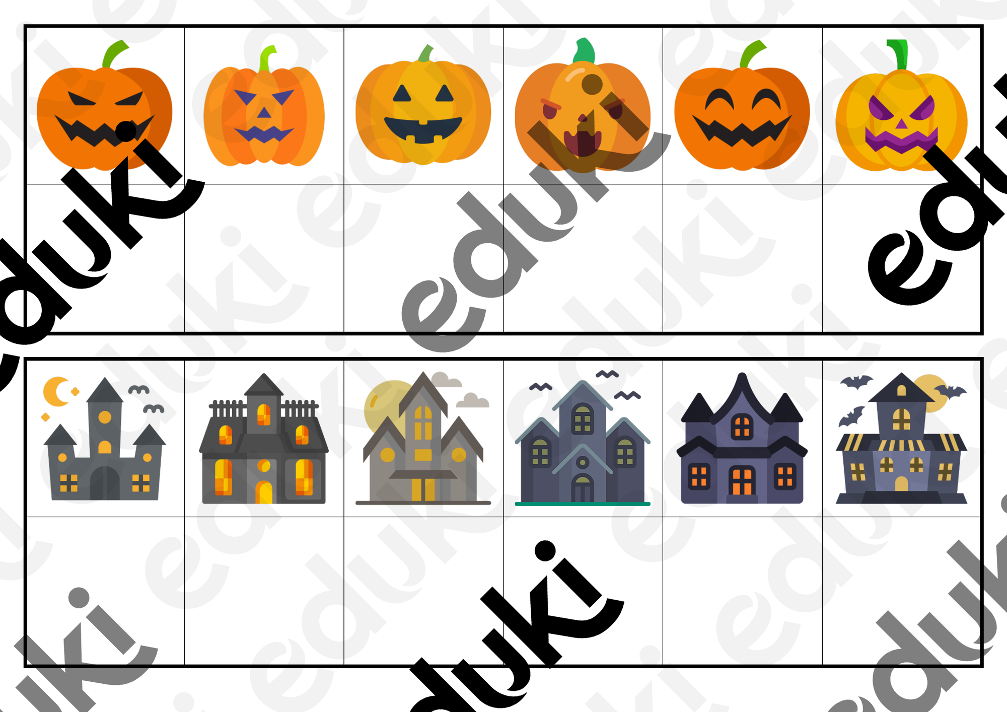 discrimination visuelle halloween - Ressource pédagogique pour les ...