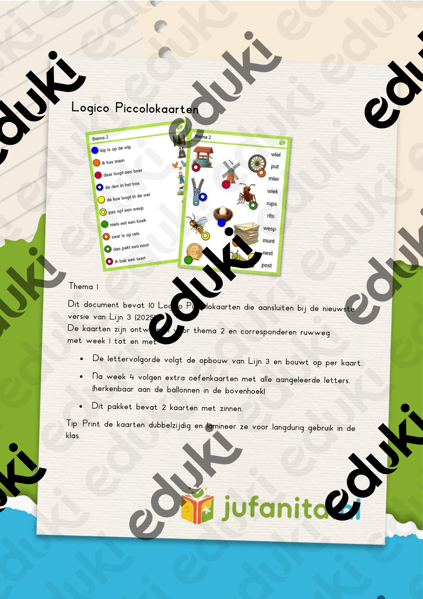 Logico Piccolokaarten - aanvankelijk lezen - Lesmateriaal in het vak Nederlands
