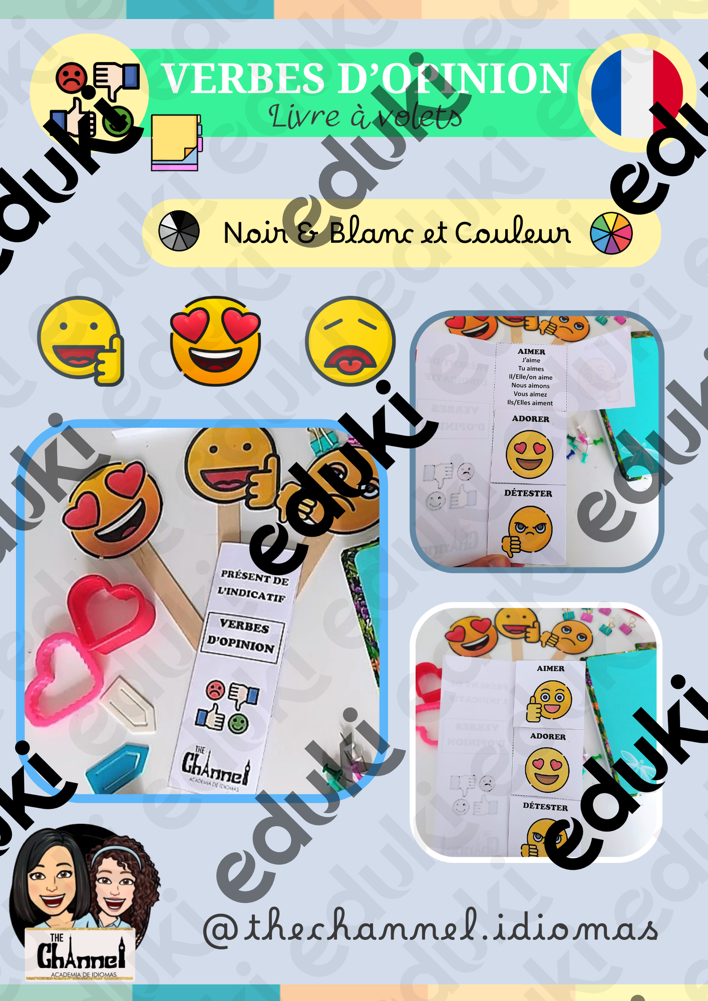 3 VERBES D’OPINION – Livre à volets - Ressource pédagogique pour ton ...