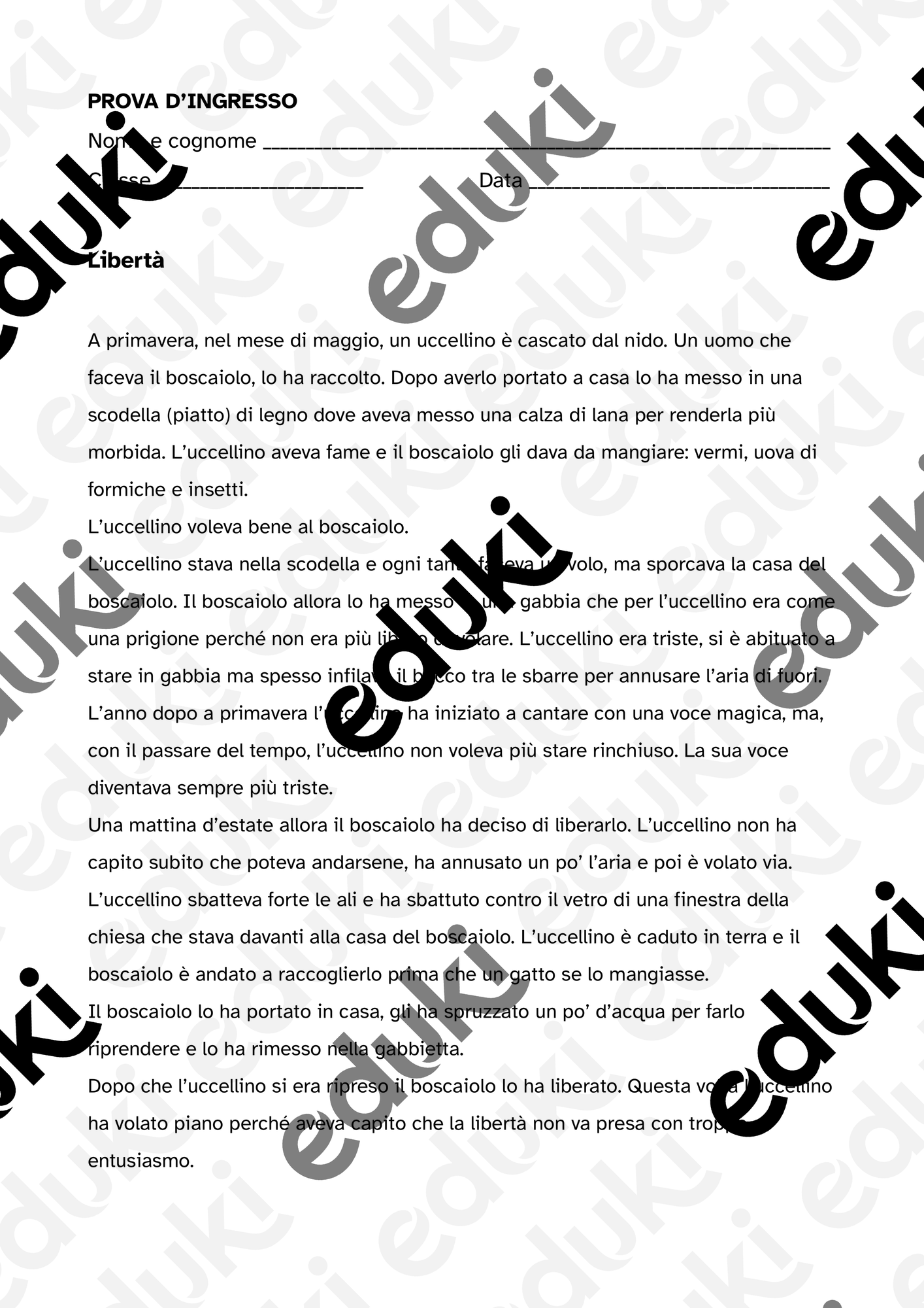 Italiano: comprensione del testo, anche per BES - Materiale didattico ...