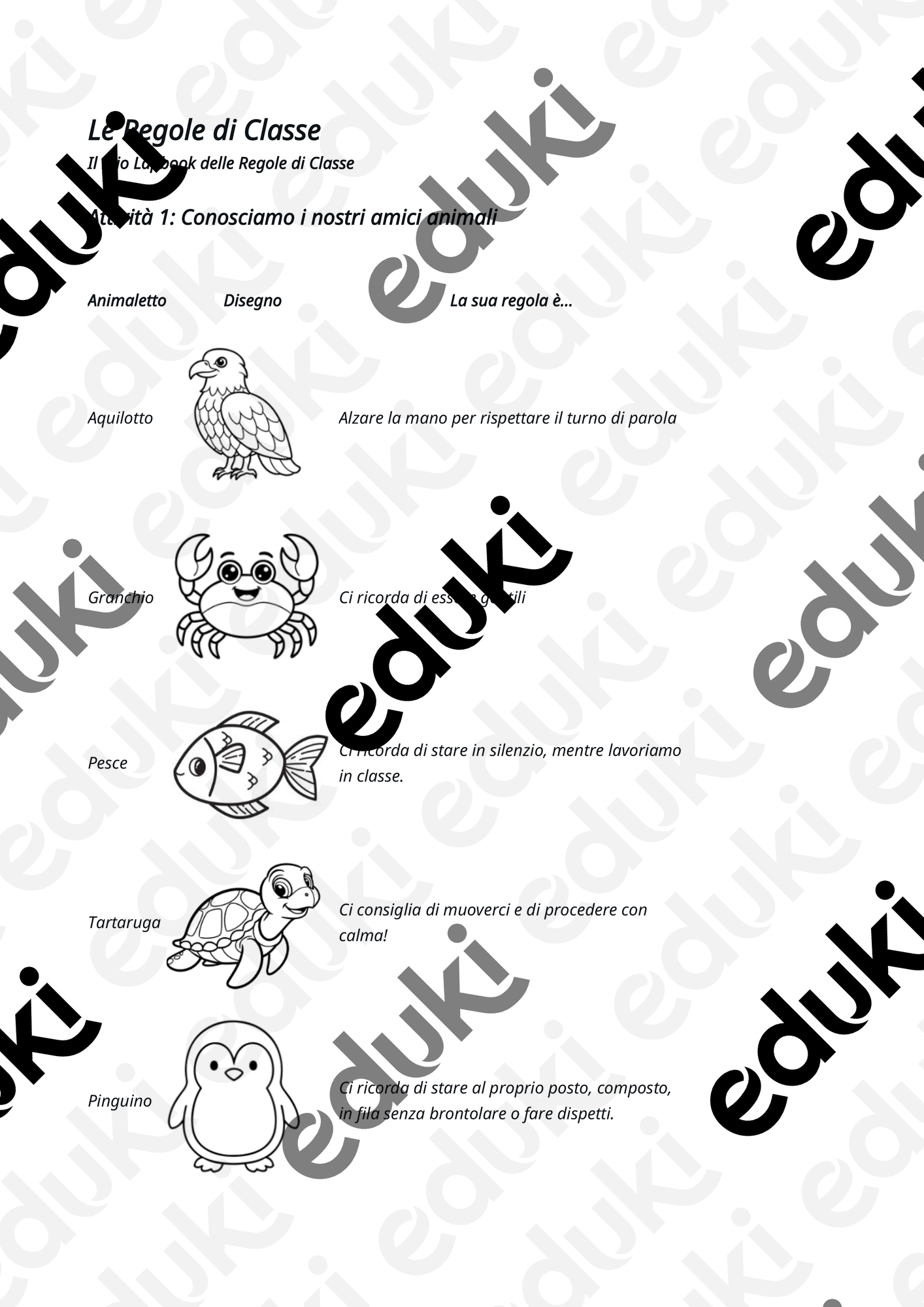 Le regole di classe: costruiamo il nostro lapbook - Materiale didattico per le materie Italiano ...