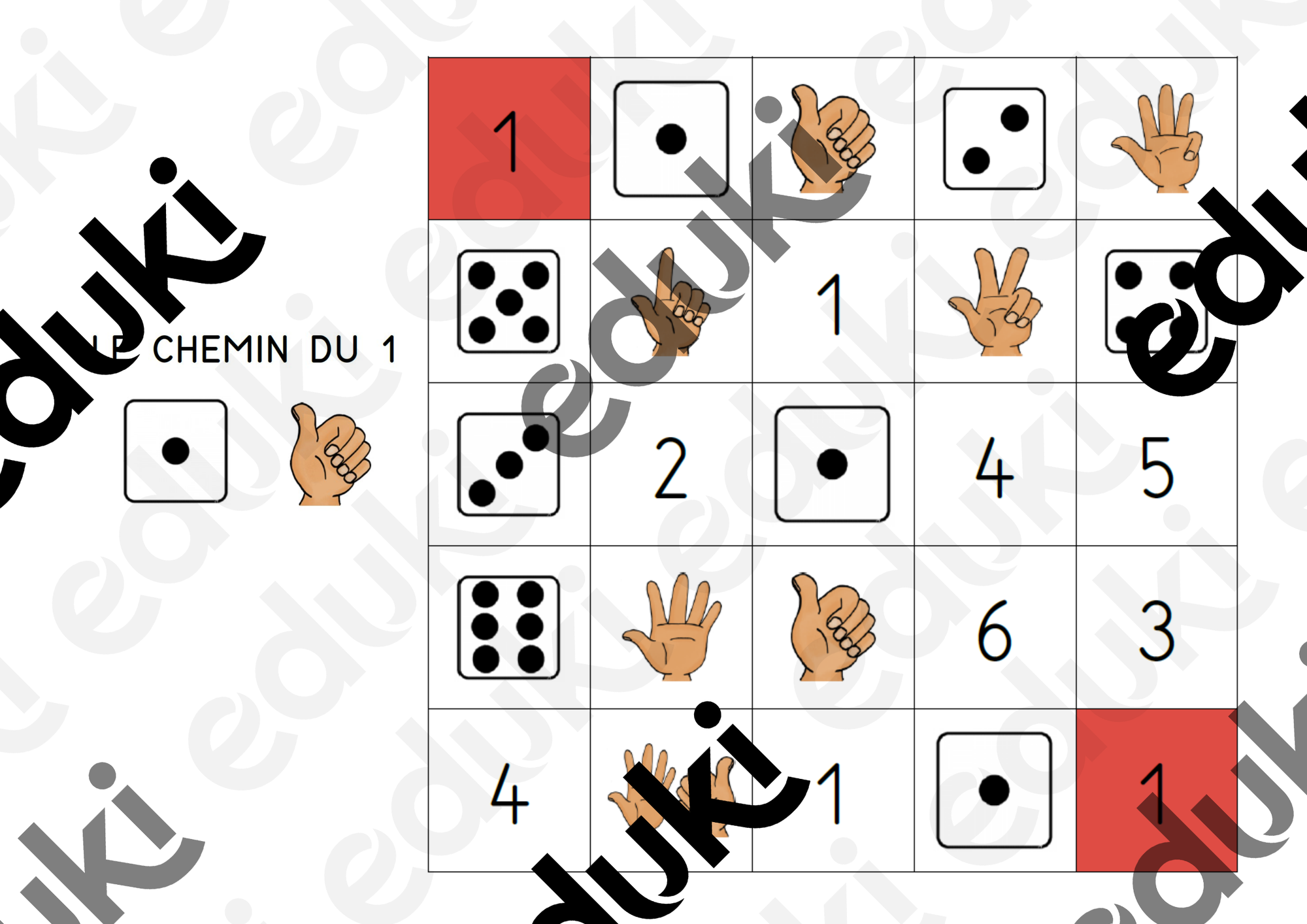 labyrinthe format horizontale cahier des nombres - Ressource ...