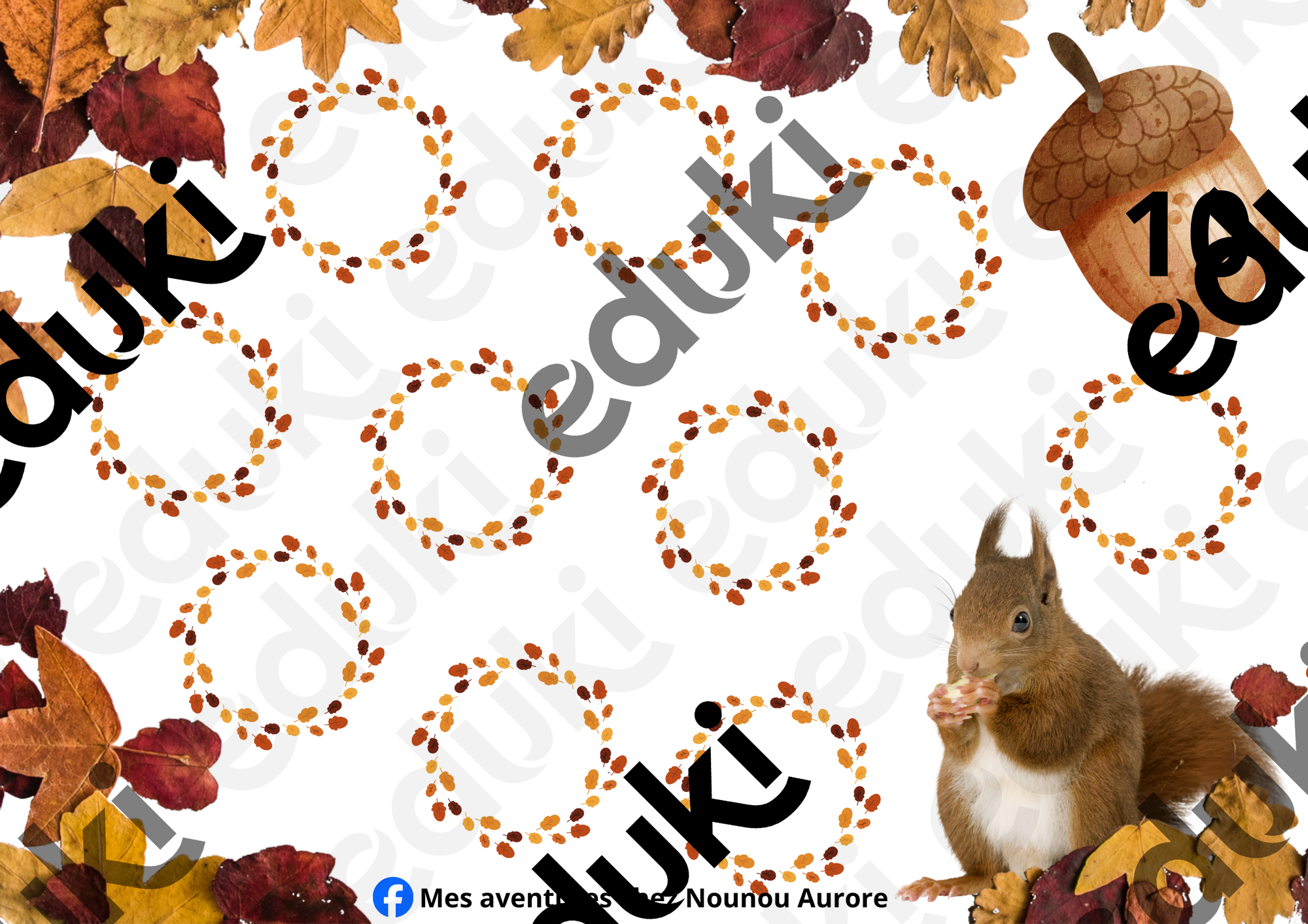 Je compte jusqu'à 10 avec l'écureuil - Ressource pédagogique pour ton ...