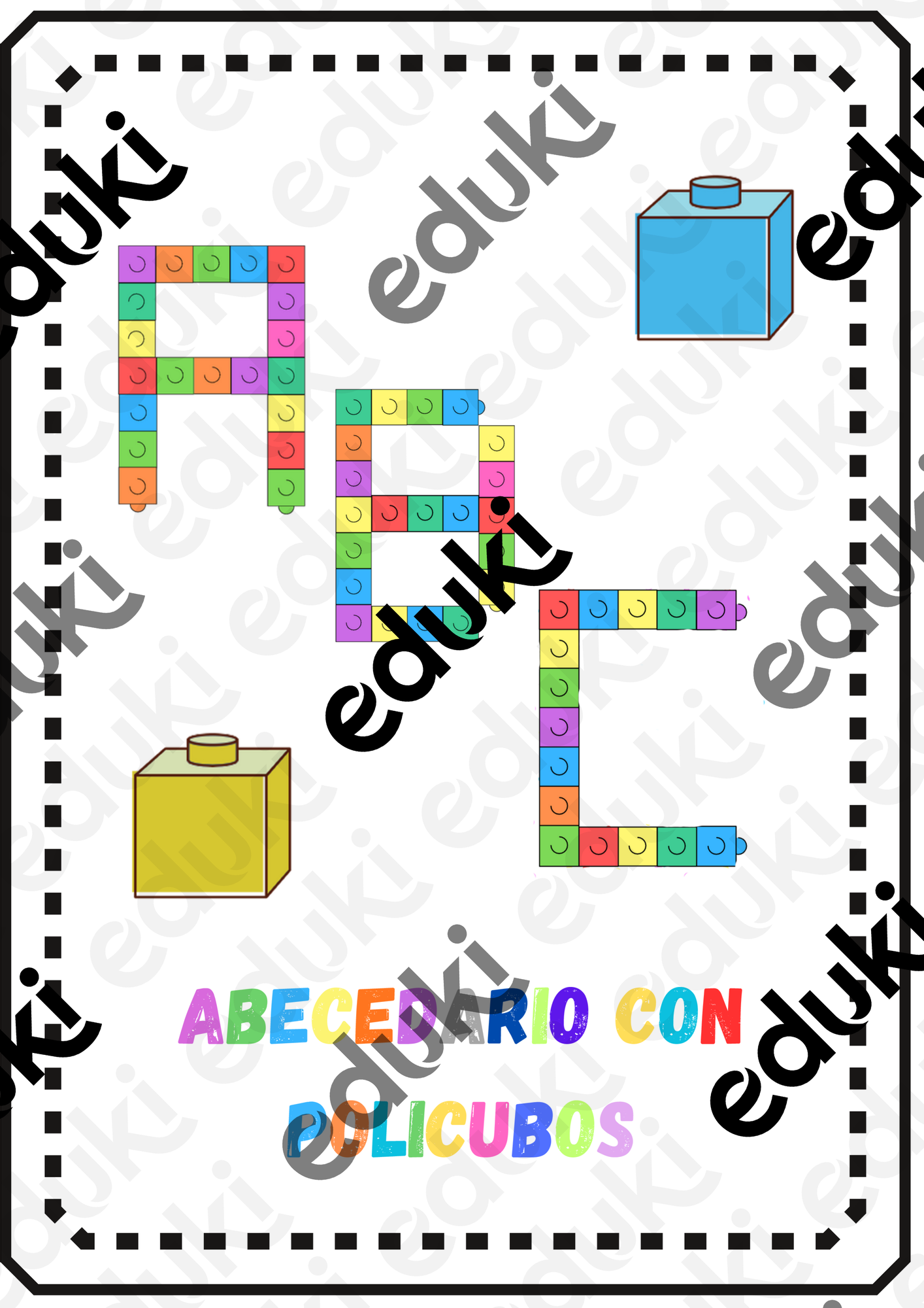 POLICUBOS ABECEDARIO - material de la siguiente asignatura Lengua y ...