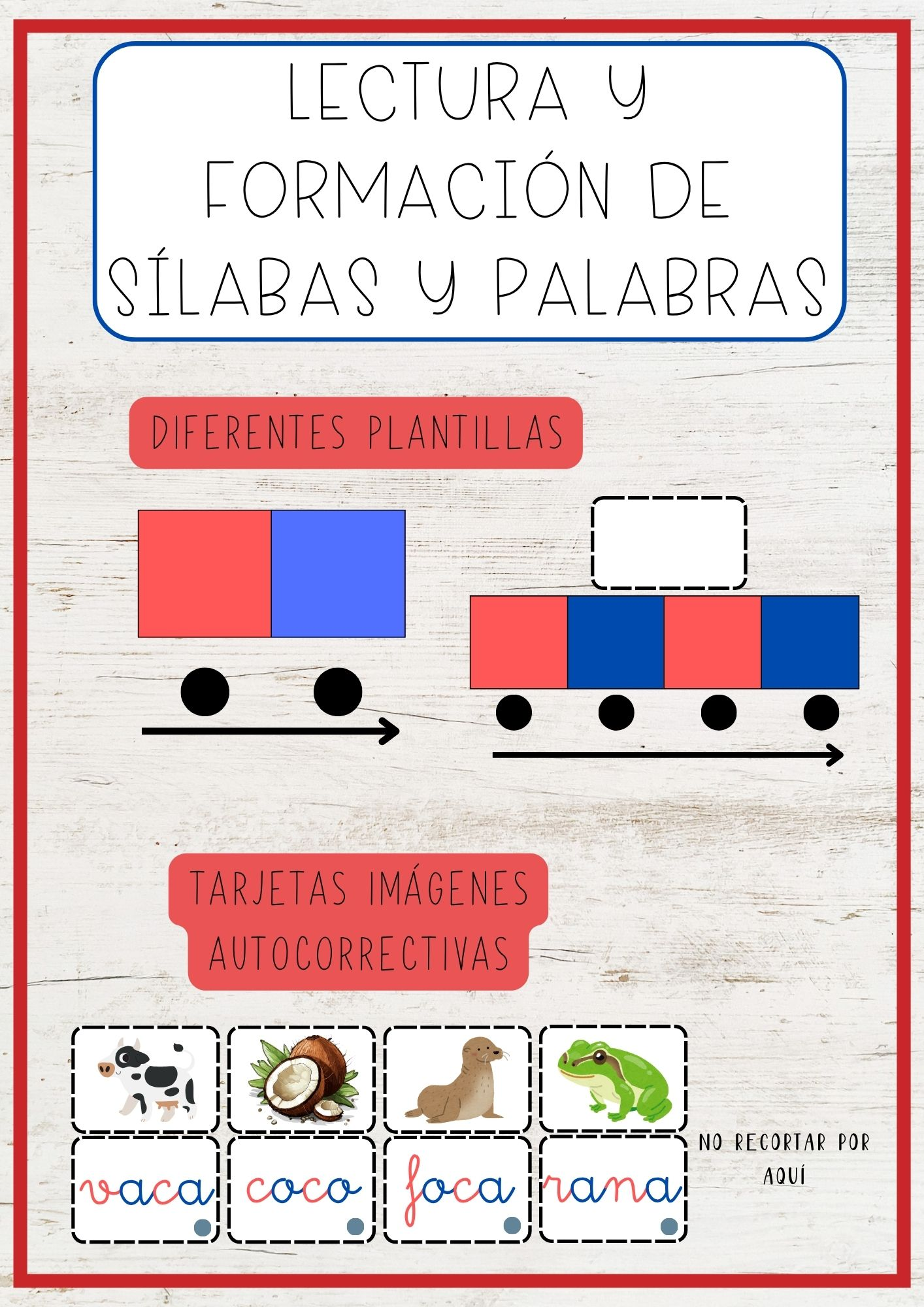 Cajas Elkonin - Lectura y formación de sílabas y palabras - material de ...