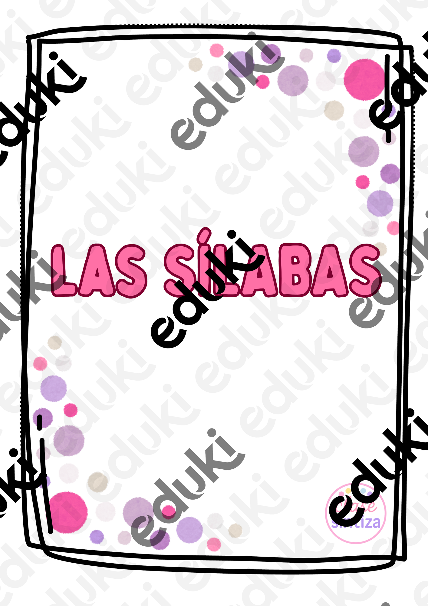 Sílabas pack - material de la siguiente asignatura Lengua y literatura