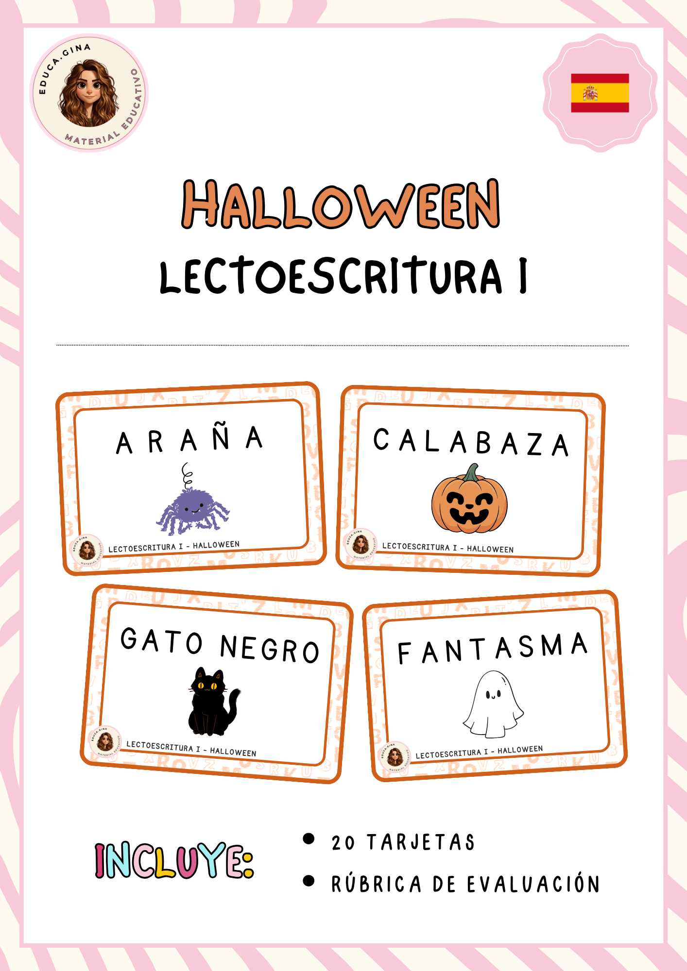 Halloween I - LECTOESCRITURA - material de la siguiente asignatura ...