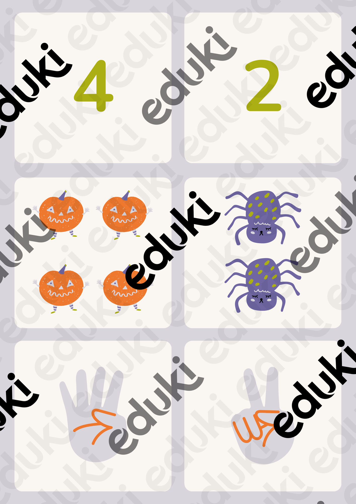 Flashcards Halloween – Apprendre les Chiffres de 1 à 10 en Maternelle ...