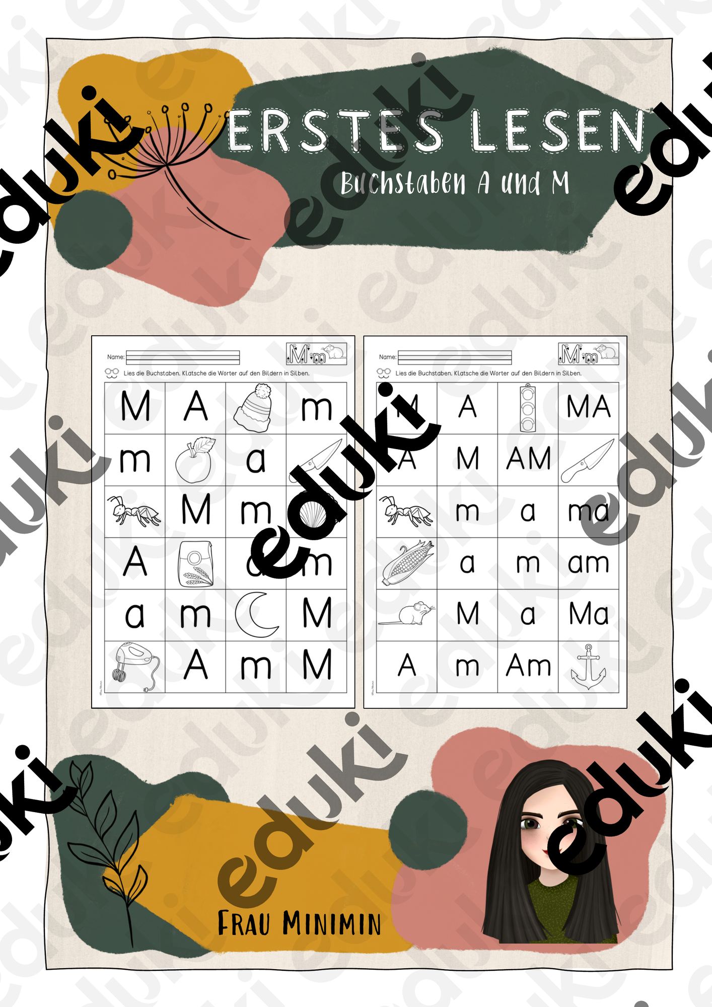 Leseübung nach dem M – Unterrichtsmaterial im Fach Deutsch