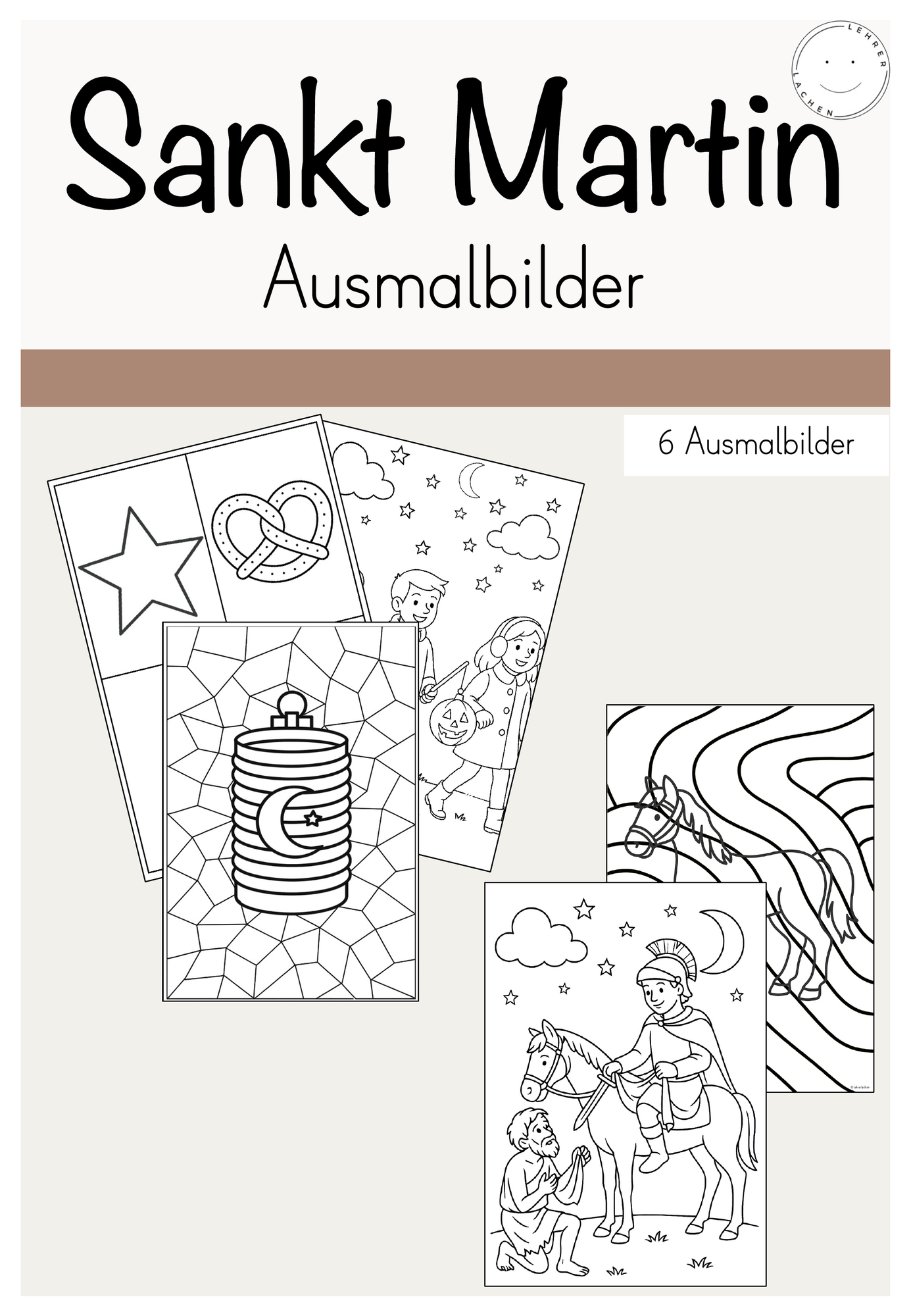 Ausmalbilder Sankt Martin – Unterrichtsmaterial in den Fächern ...