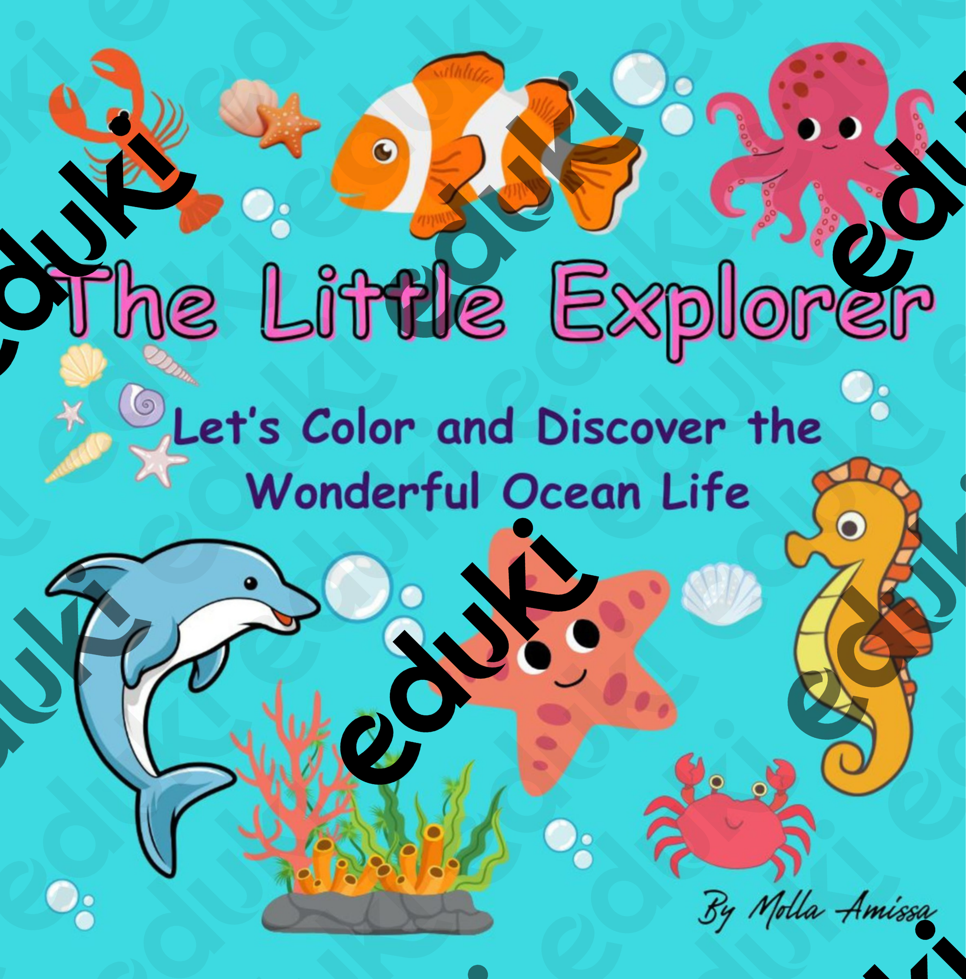 Ocean Wonders Coloring Book: Sea Animals Adventure for Kids - Ressource ...