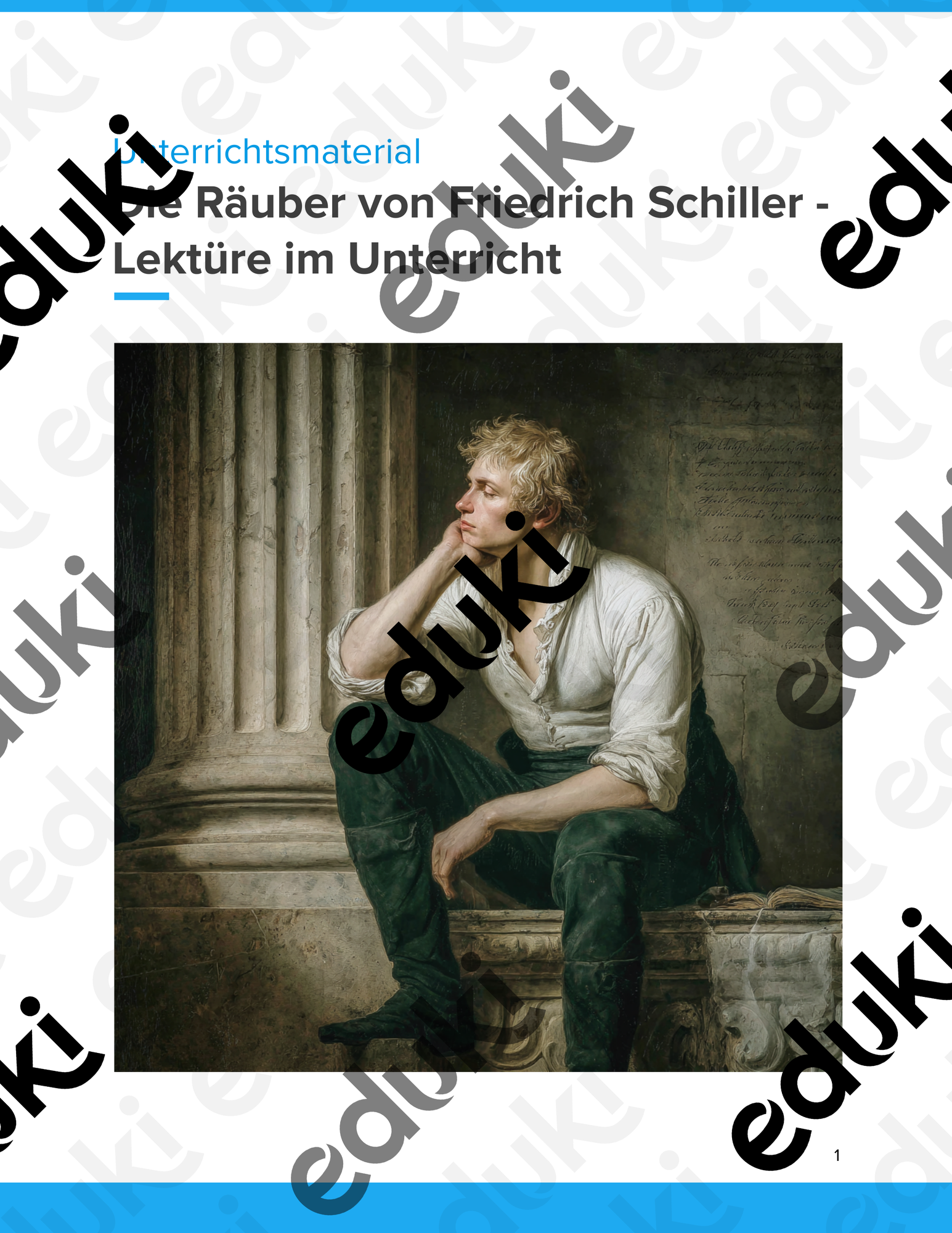 Die Räuber – Unterrichtsmaterial Sek II | Schiller & Sturm und Drang – Unterrichtsmaterial im ...