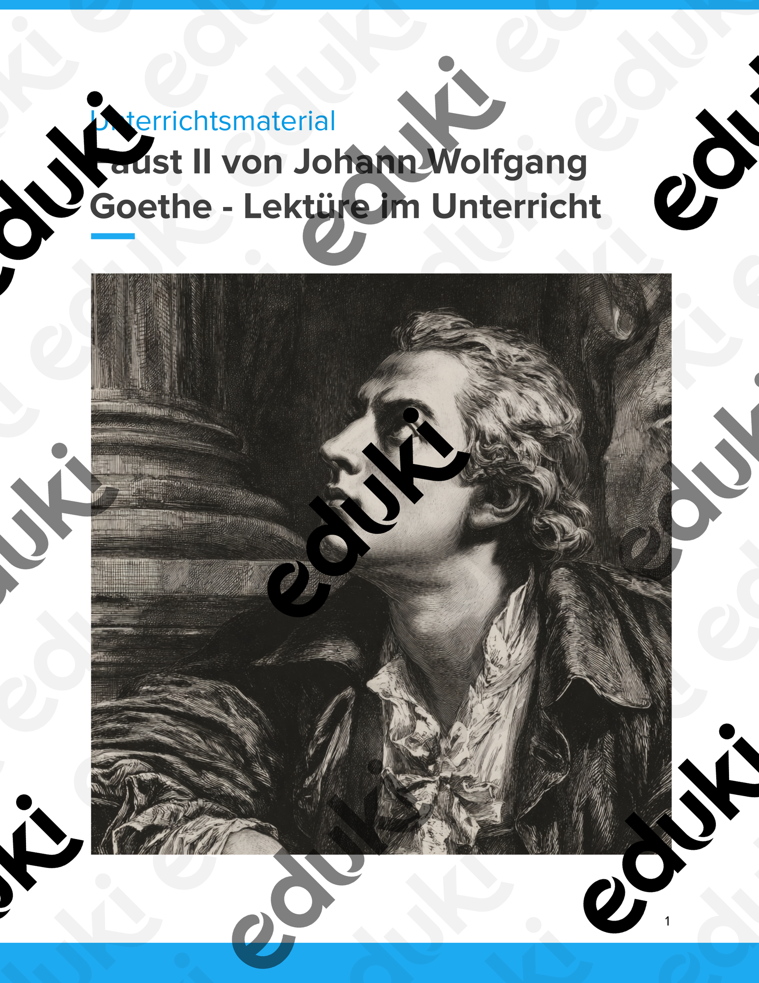 Faust II von Johann Wolfgang Goethe - Lektüre im Unterricht ...