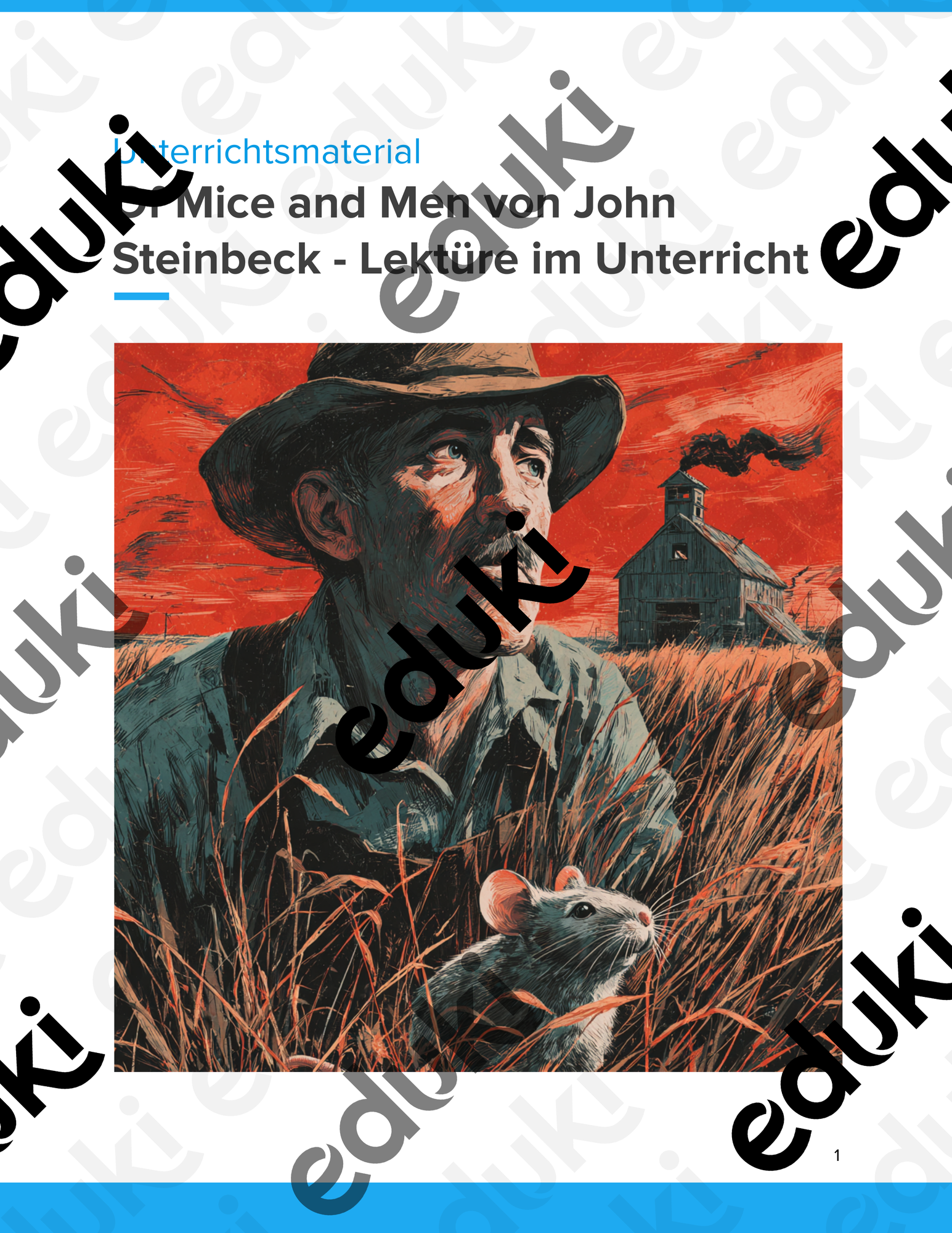 Of Mice and Men – Unterrichtsmaterial Sek II | John Steinbeck ...