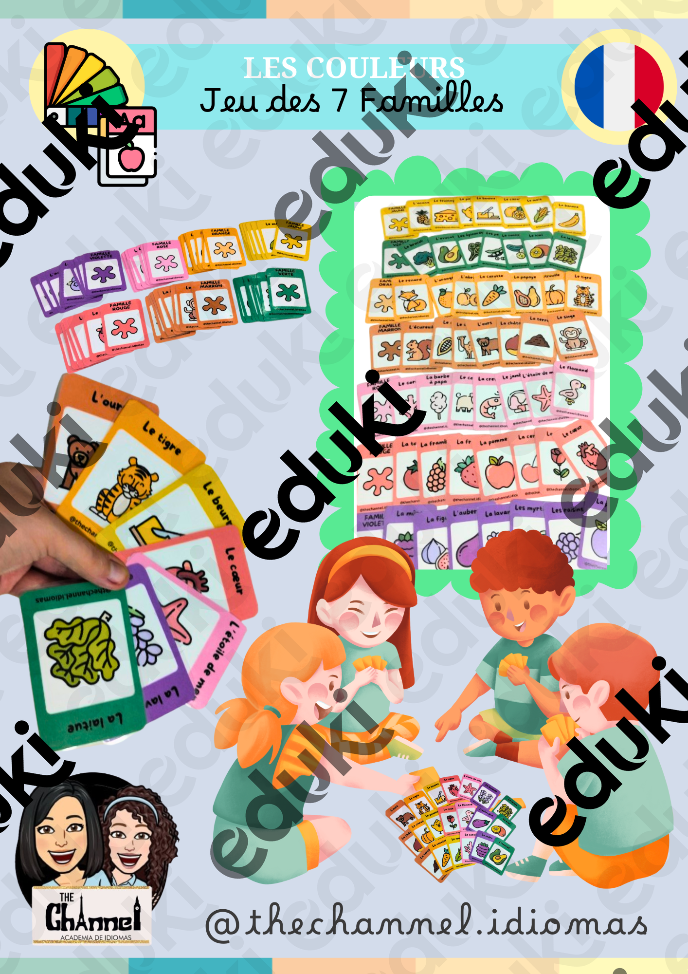 LES COULEURS – Jeu des 7 familles - Ressource pédagogique pour ton ...