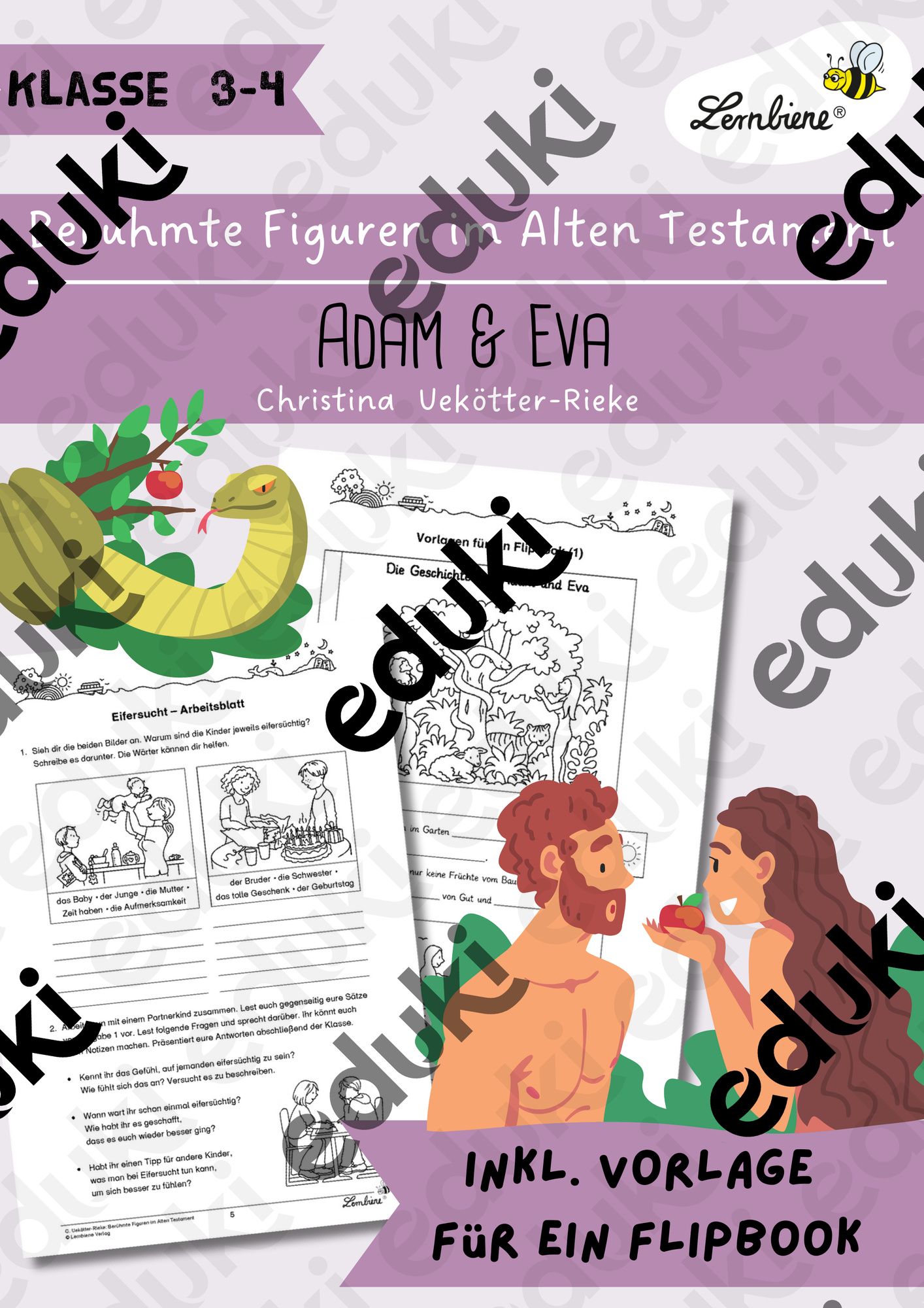 Figuren aus dem alten Testament: Adam und Eva – Unterrichtsmaterial im ...