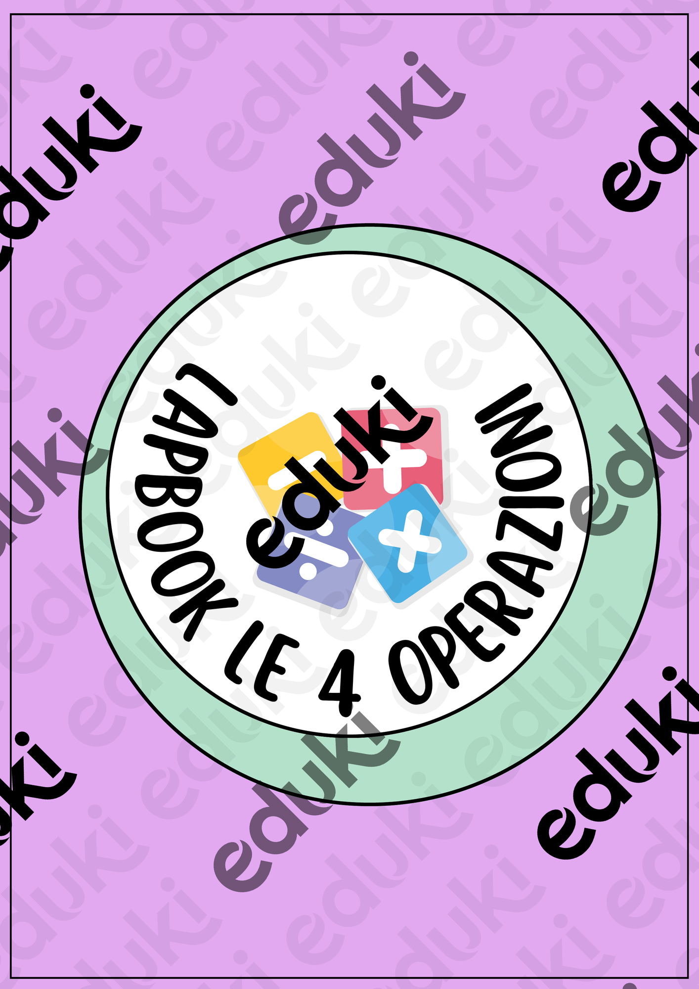 LAPBOOK LE 4 OPERAZIONI - Materiale didattico per la materia Matematica