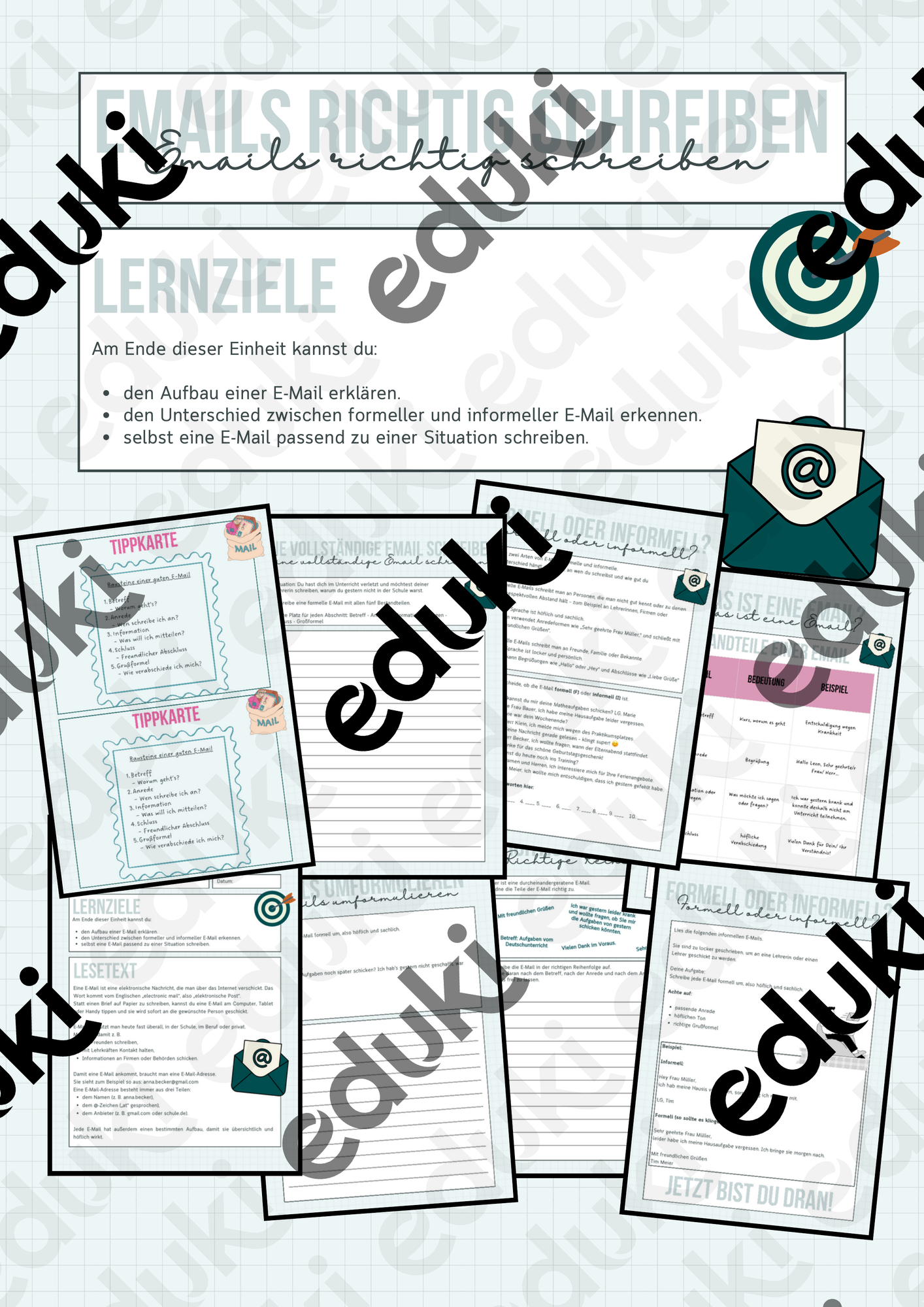 Emails richtig schreiben – Unterrichtsmaterial in den Fächern Deutsch ...